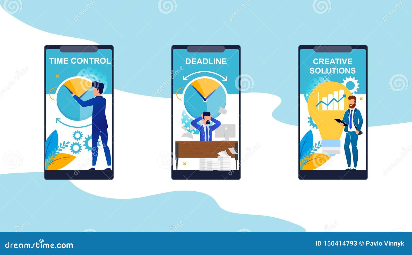 Proper Work On Computer Vector Illustration | CartoonDealer.com #7466866