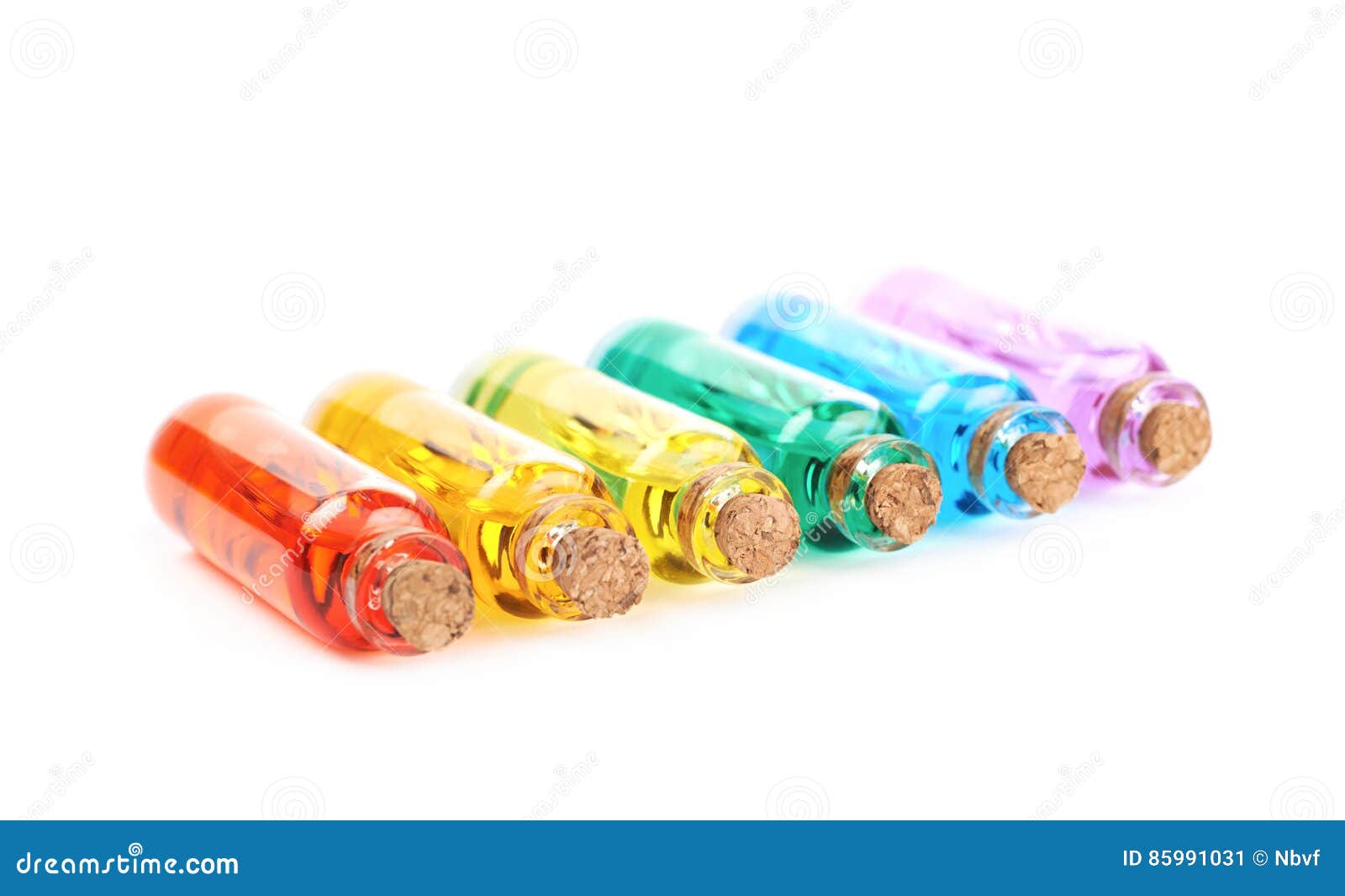 Set of tiny vial bottles stock image. Image of drug, research - 85991031