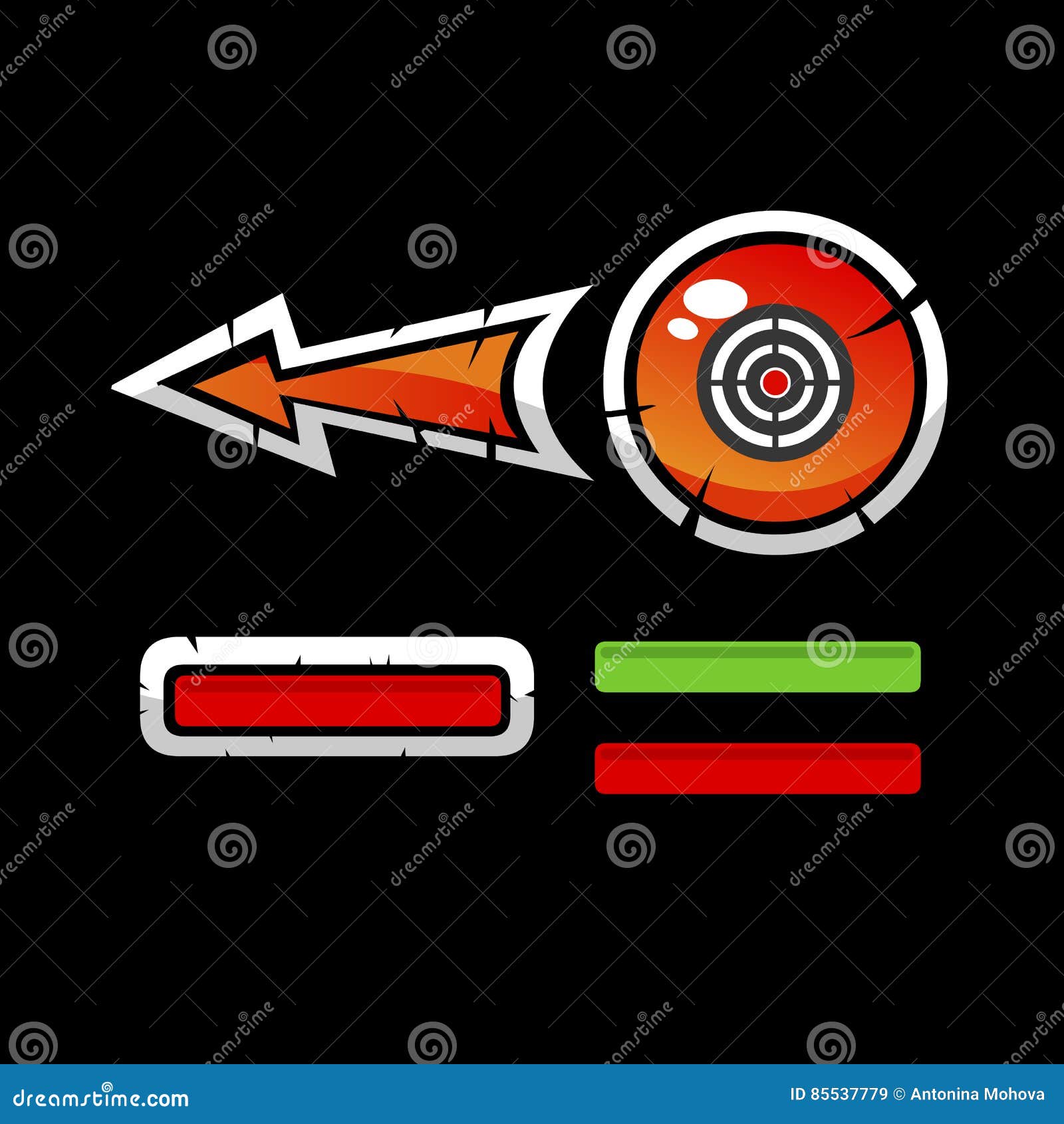 Set To Control Character Games Stock Illustrations – 5 Set To Control ...