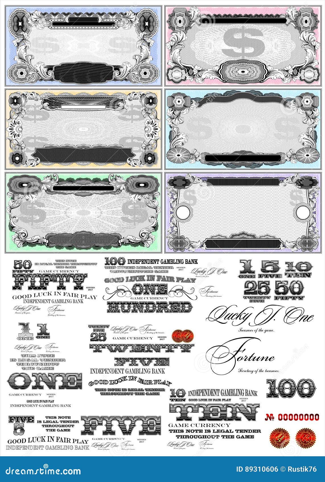 Set To Create Notes. Vector Stock Vector - Illustration of floral ...