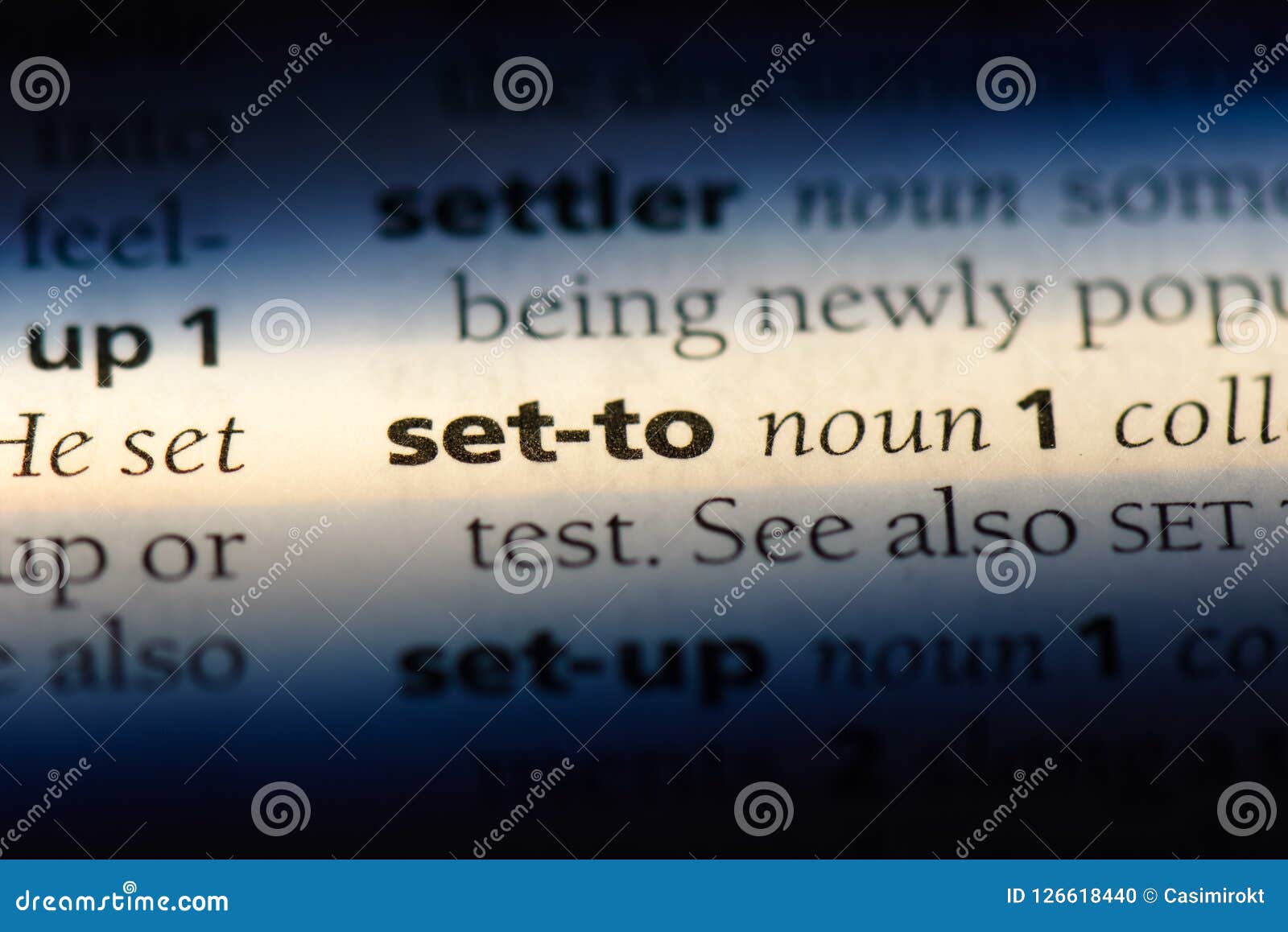 Set to stock photo. Image of english, idea, word, page - 126618440