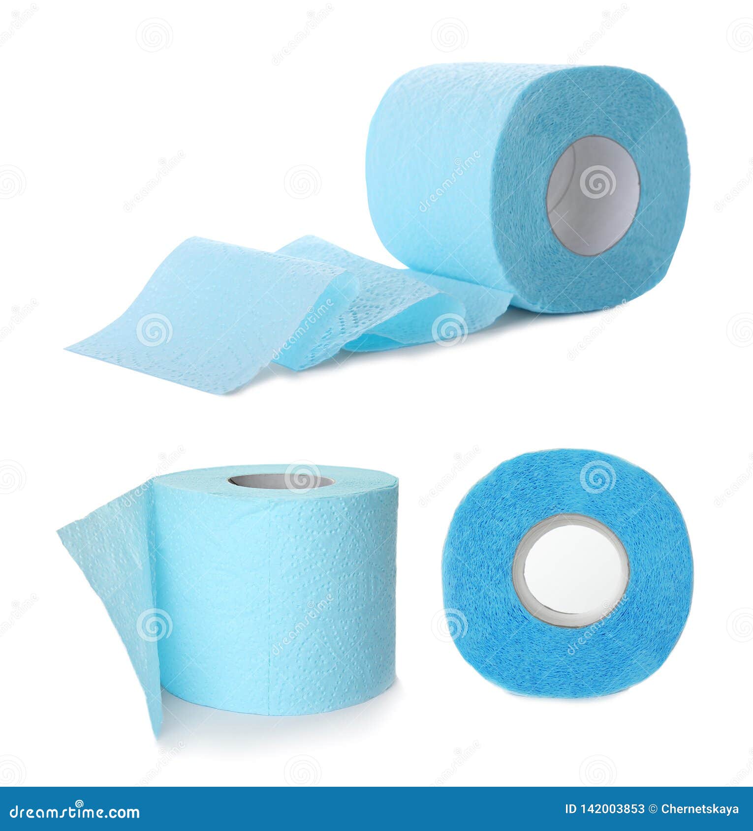 Set of toilet paper rolls stock image. Image of collage - 142003853
