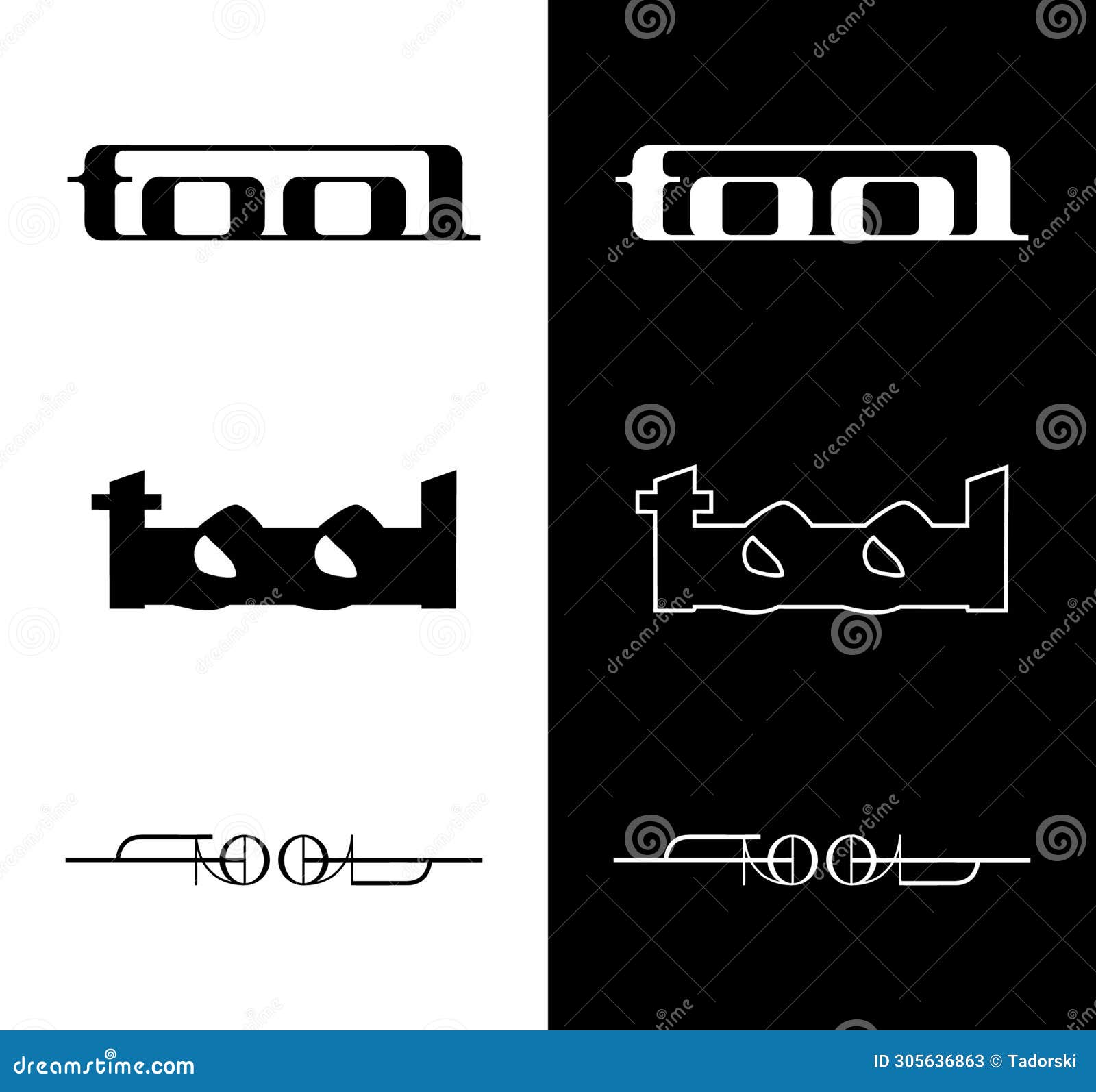 Set Of Logos For The Tool, Drill Bit, Drilling.Vector Illustration ...