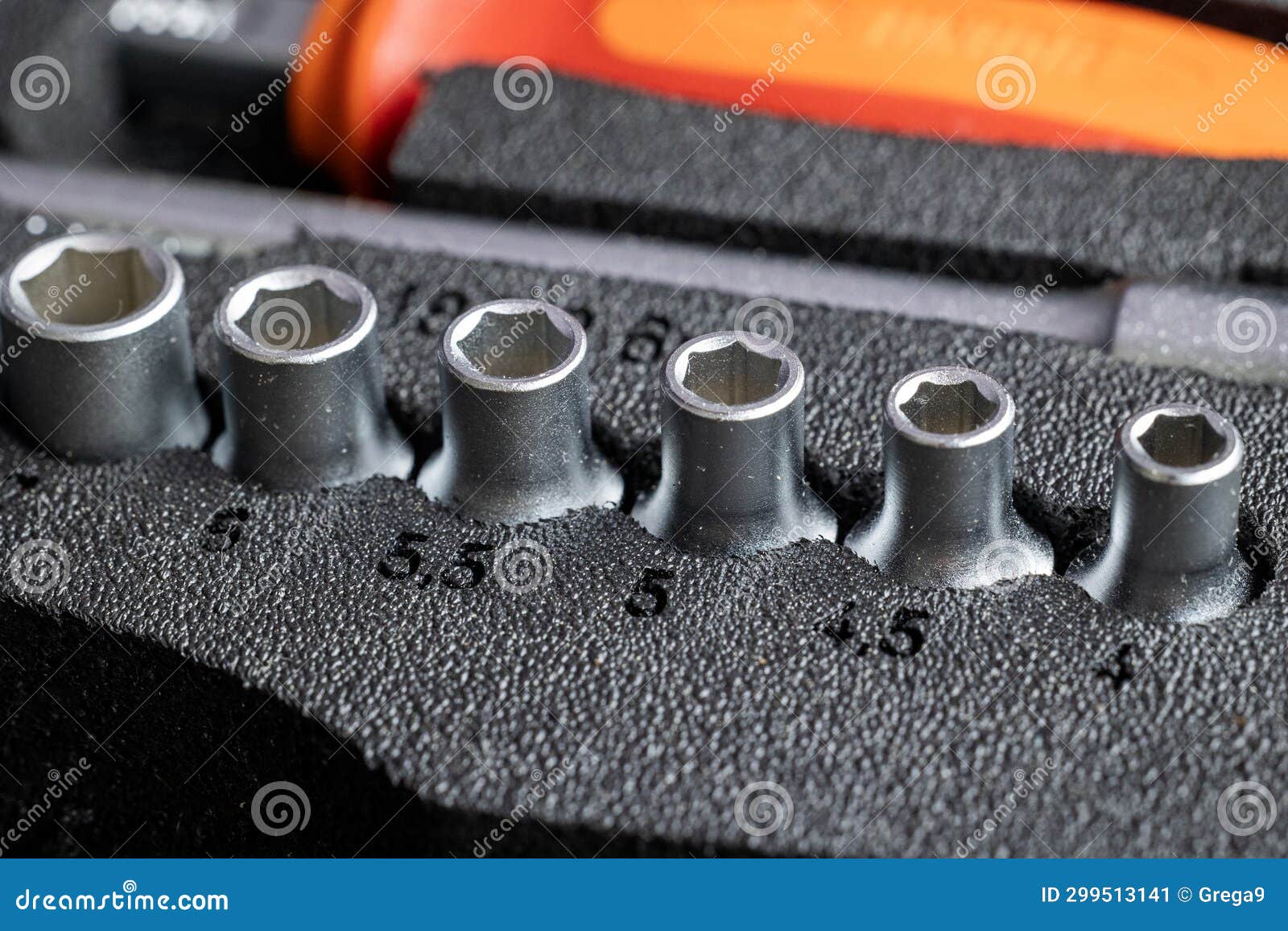 Set of Tool Bits, Ready To Be Used Stock Image - Image of production ...