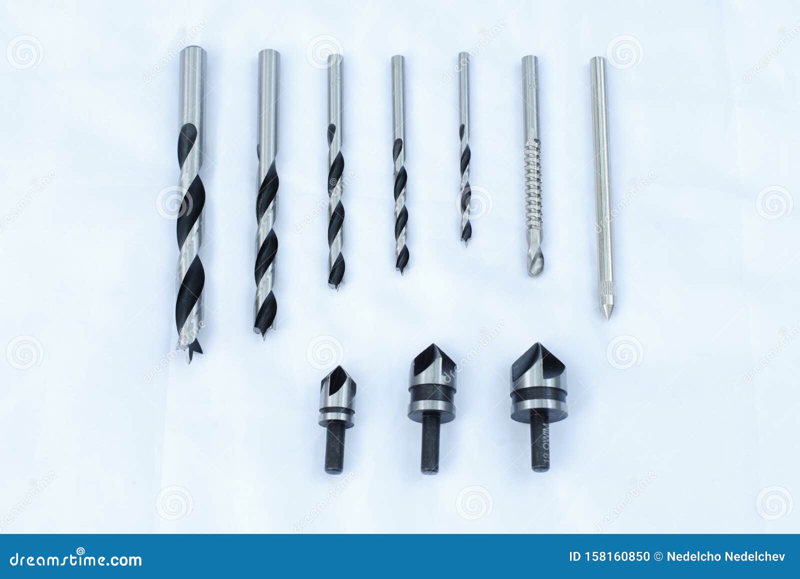 Set of Tools for Cutting Wood Stock Photo - Image of heavy, equipment ...