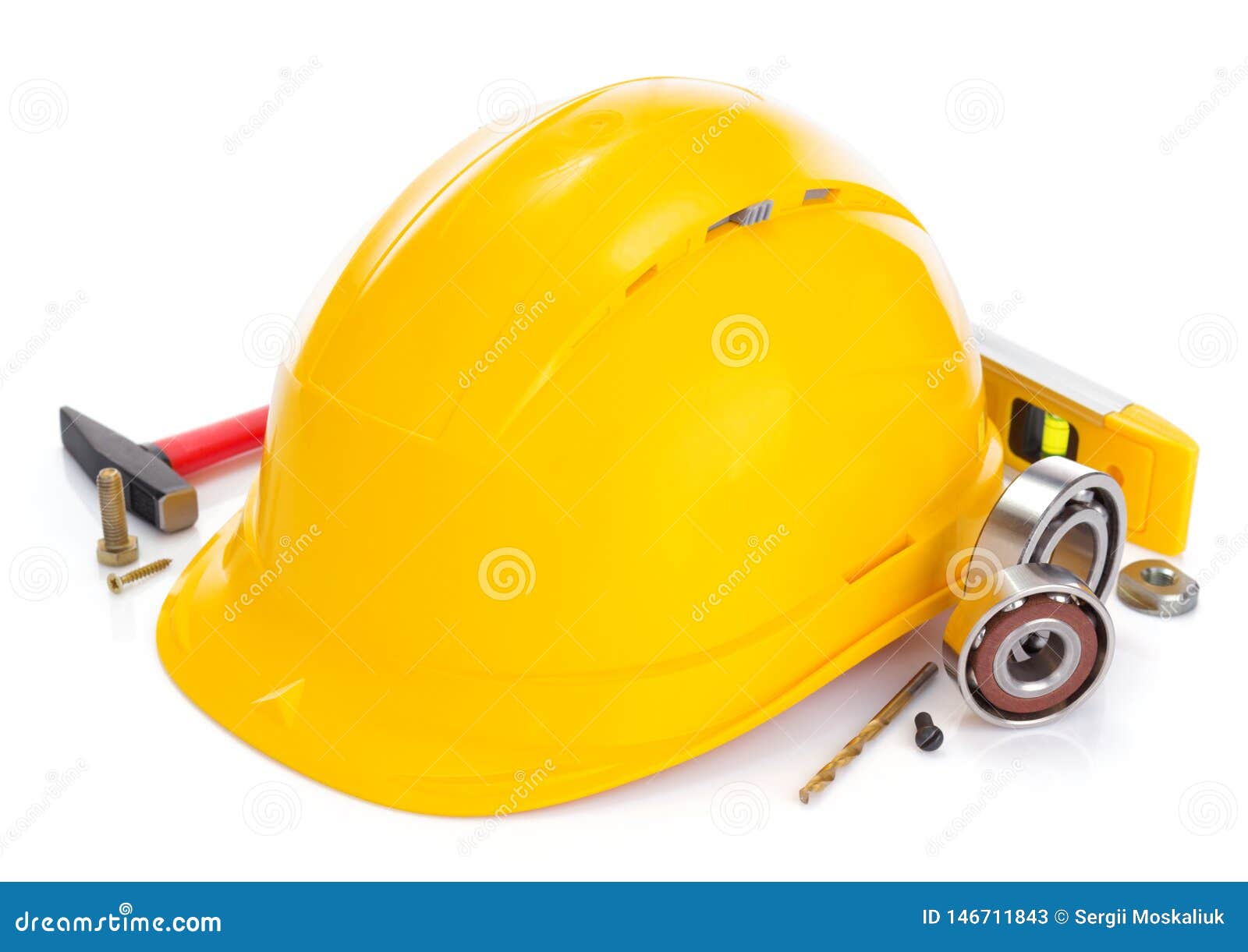 Tools and Instruments Isolated on White Background Stock Image - Image ...