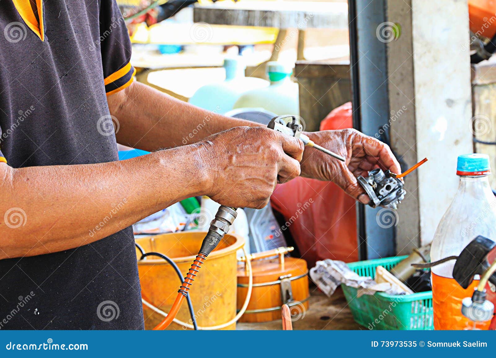 Set of Tools and Maintenance for Fixed Stock Image - Image of drill ...