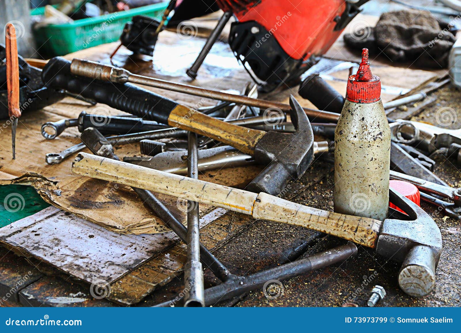 Set of Tools and Maintenance for Fixed Stock Image - Image of precision ...