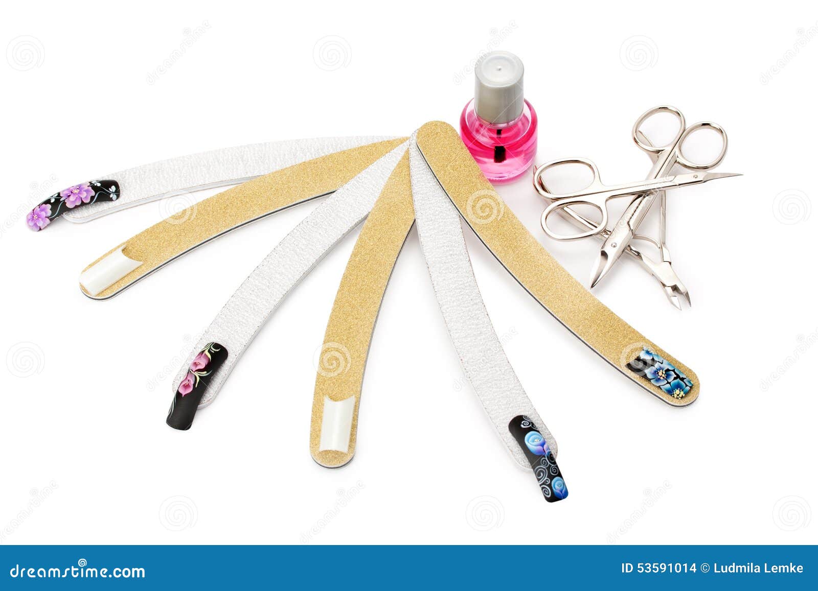 Set of tools for manicure stock photo. Image of background - 53591014