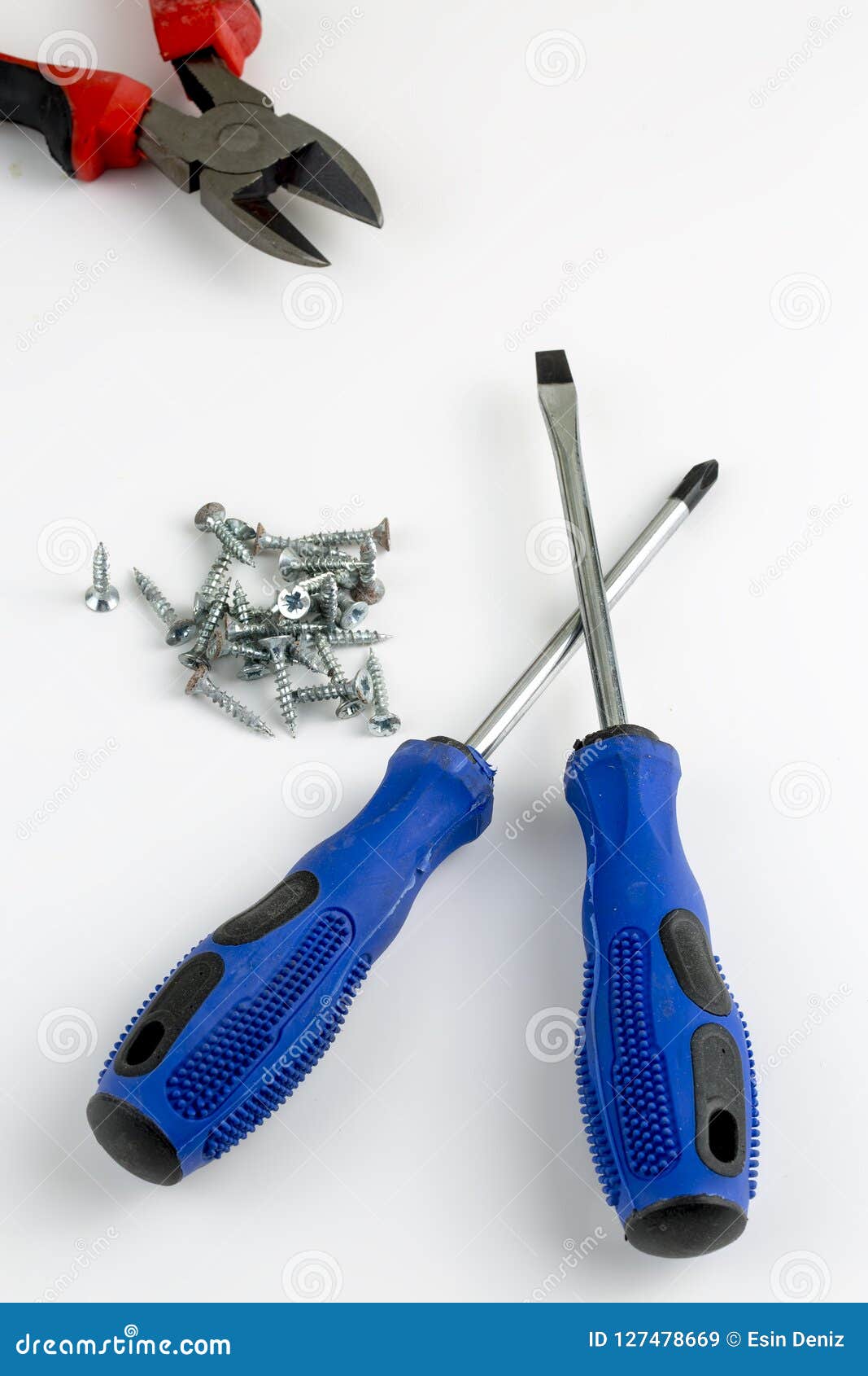 Set of Tools, Many Tools Isolated on White Background. Stock Image ...