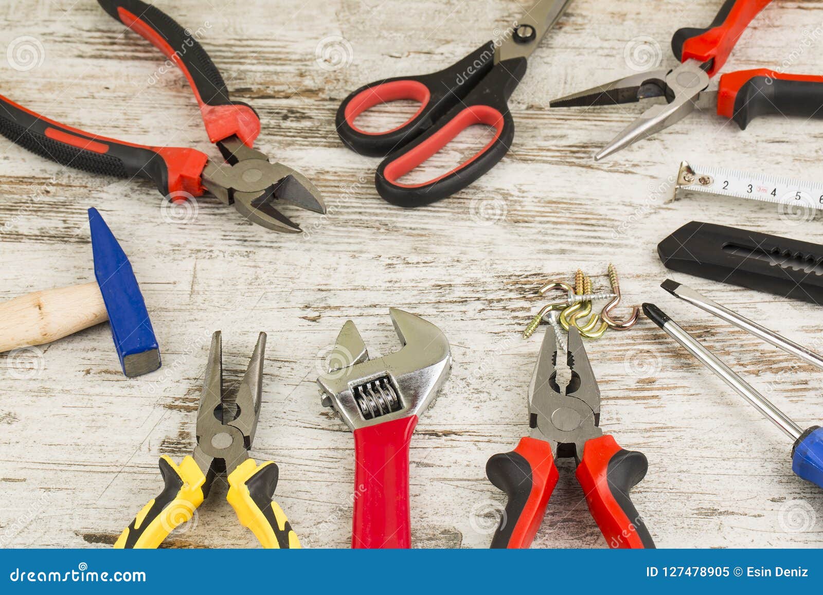 Set Of Tools, Many Tools Isolated Stock Image - Image of isolated ...