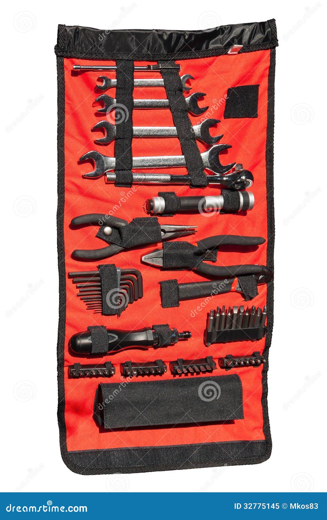 Set of Tools in Orange Case Stock Image - Image of wrench, toolbox ...