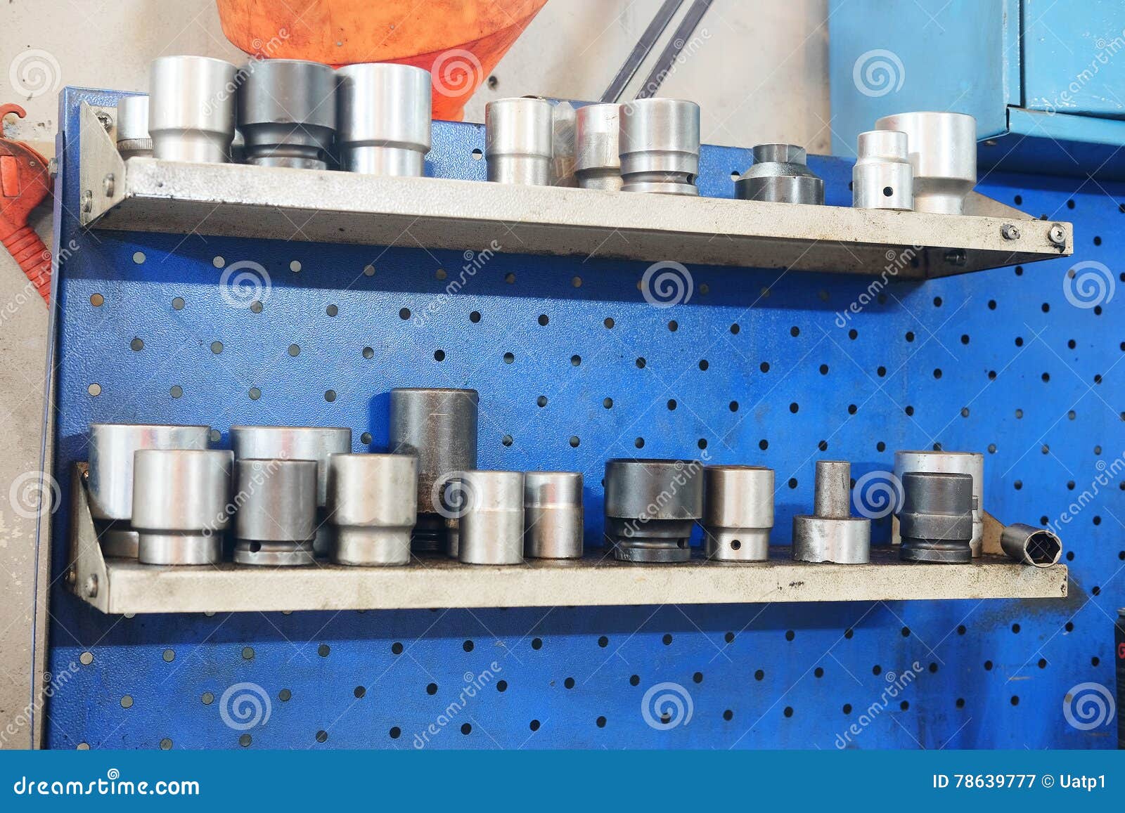 Set of Tools on a Working Place of a Worker Stock Image - Image of ...