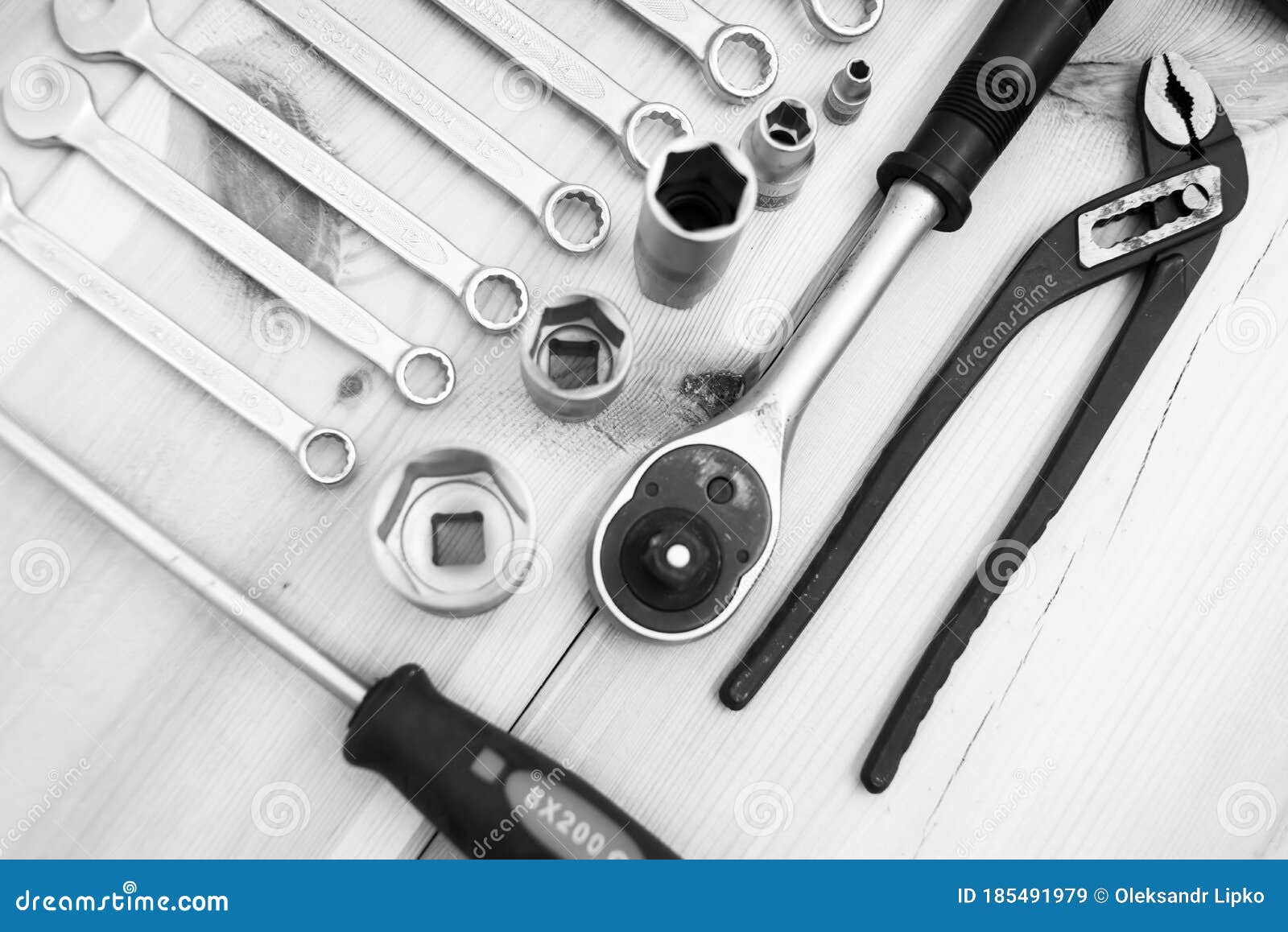 Set of Tools for the Workshop Stock Image - Image of industrial, hand ...