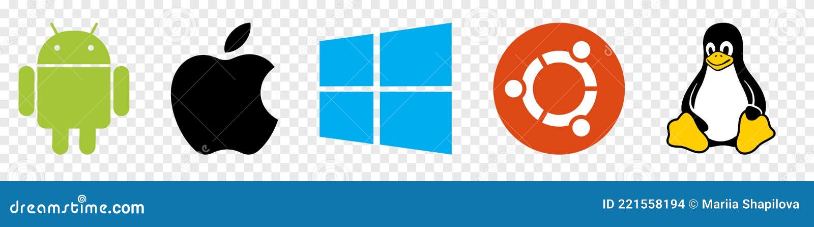 Set of Top Brand Operating System Logos Editorial Stock Image ... Set of Top Brand Operating System Logos Editorial Stock Image ...