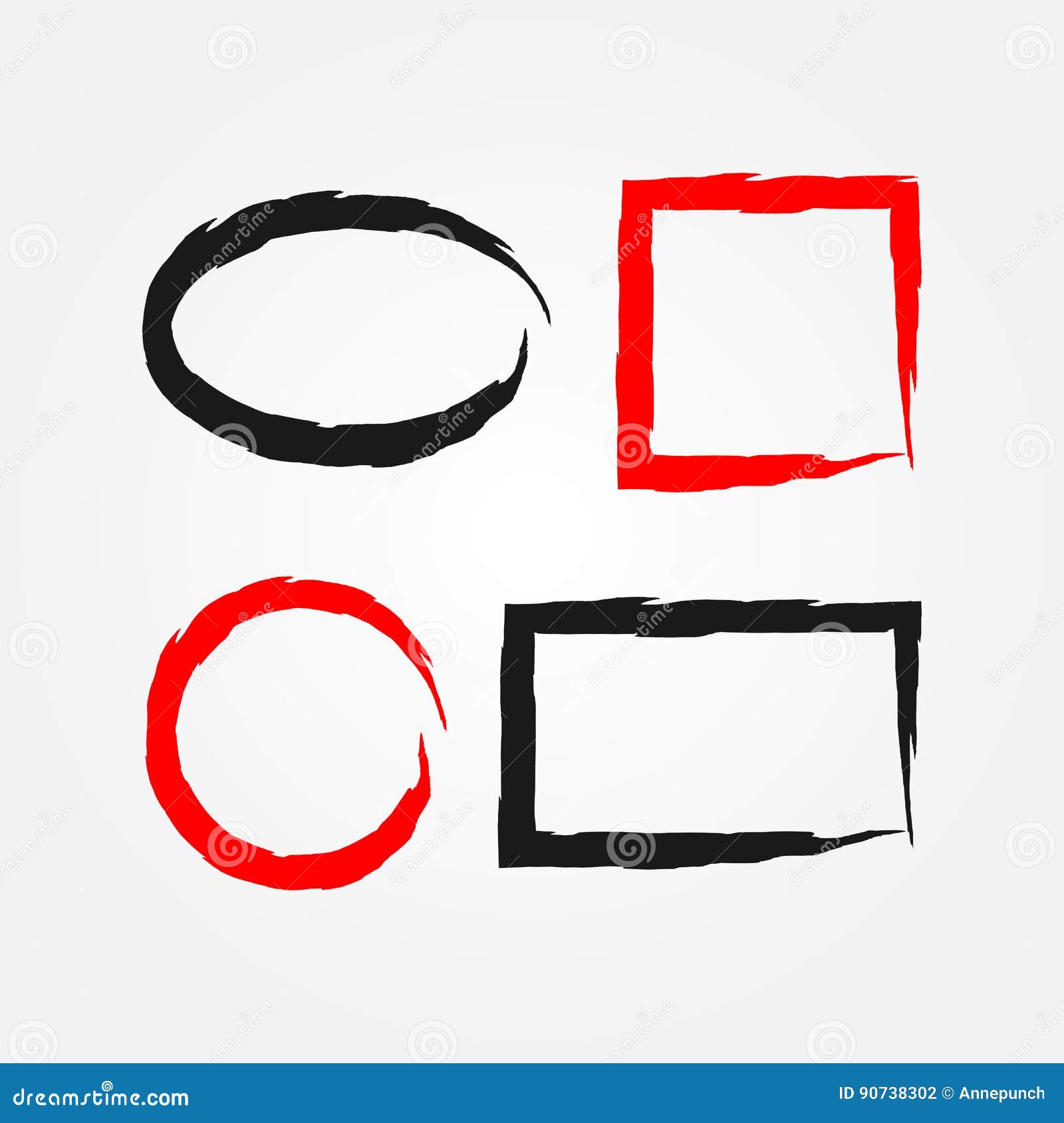 Round And Square Isolated Floor Transparent Shadows. Dark Oval Shadow ...