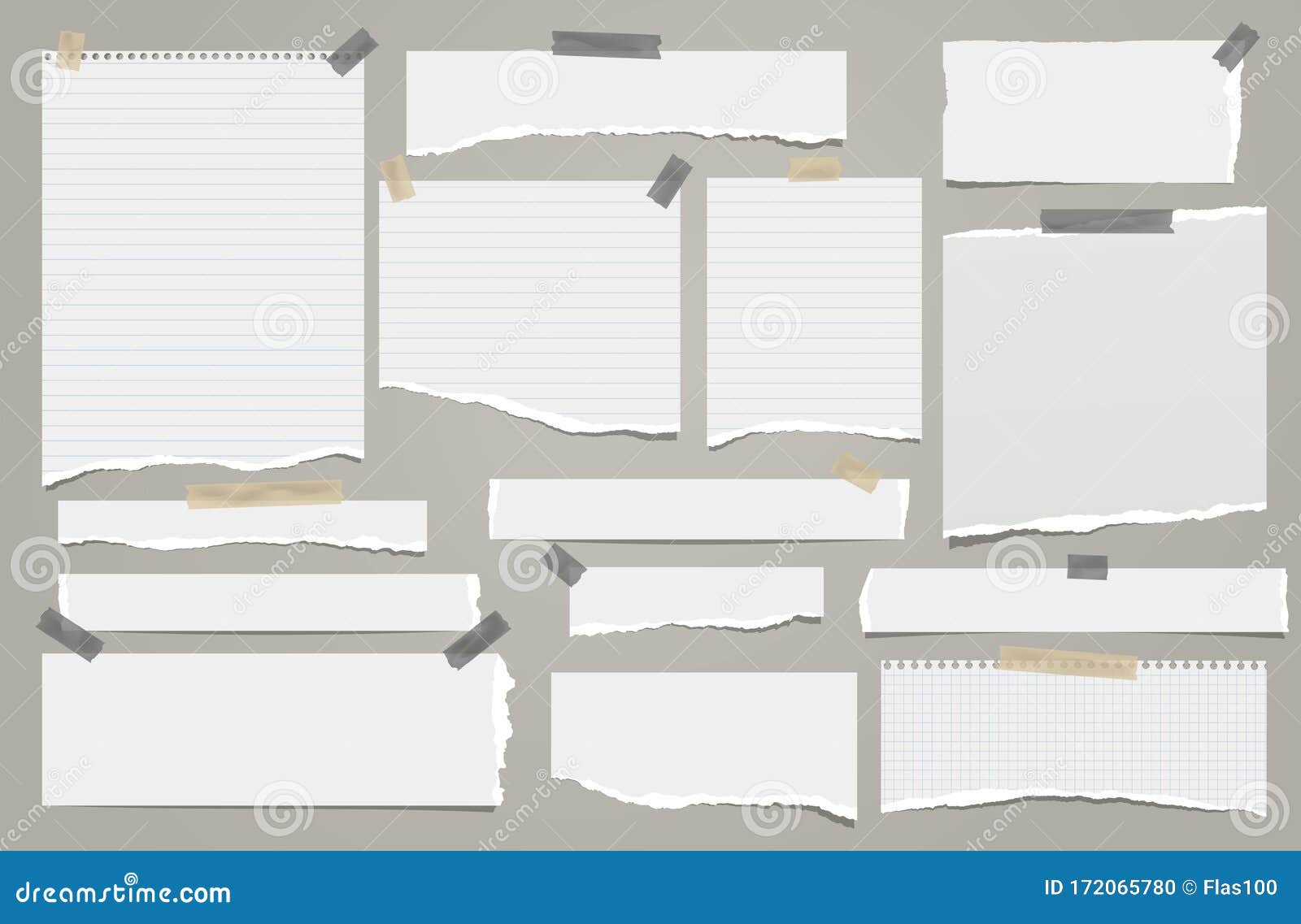 White Lined Paper Texture Vector Illustration | CartoonDealer.com #31483982