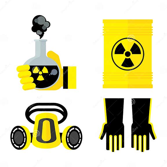 Set of toxic items stock vector. Illustration of acid - 94908934