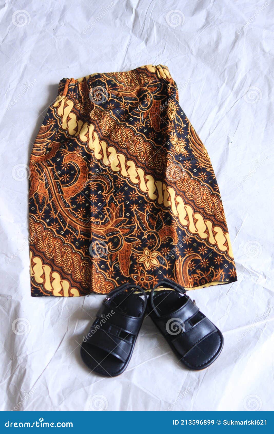 A Set of Traditional Clothing from Central Java Indonesia Stock Image ...