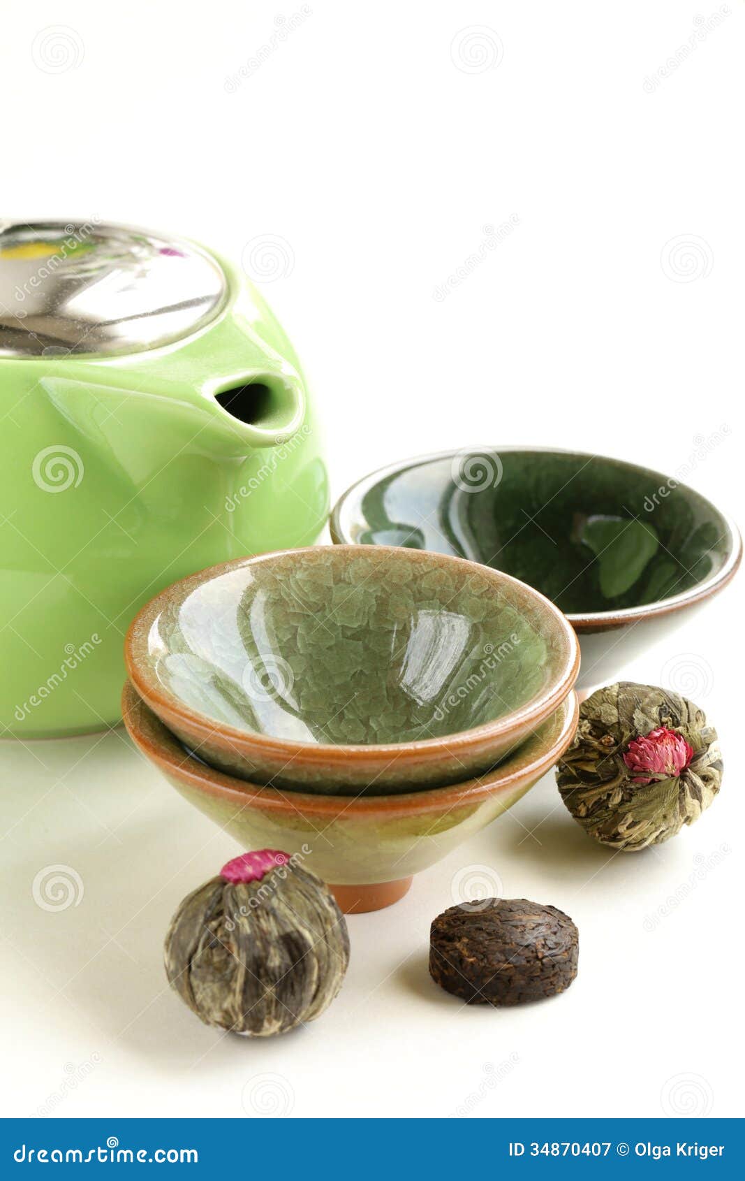 Set for a Traditional Tea Drinking Stock Image - Image of herbal ...