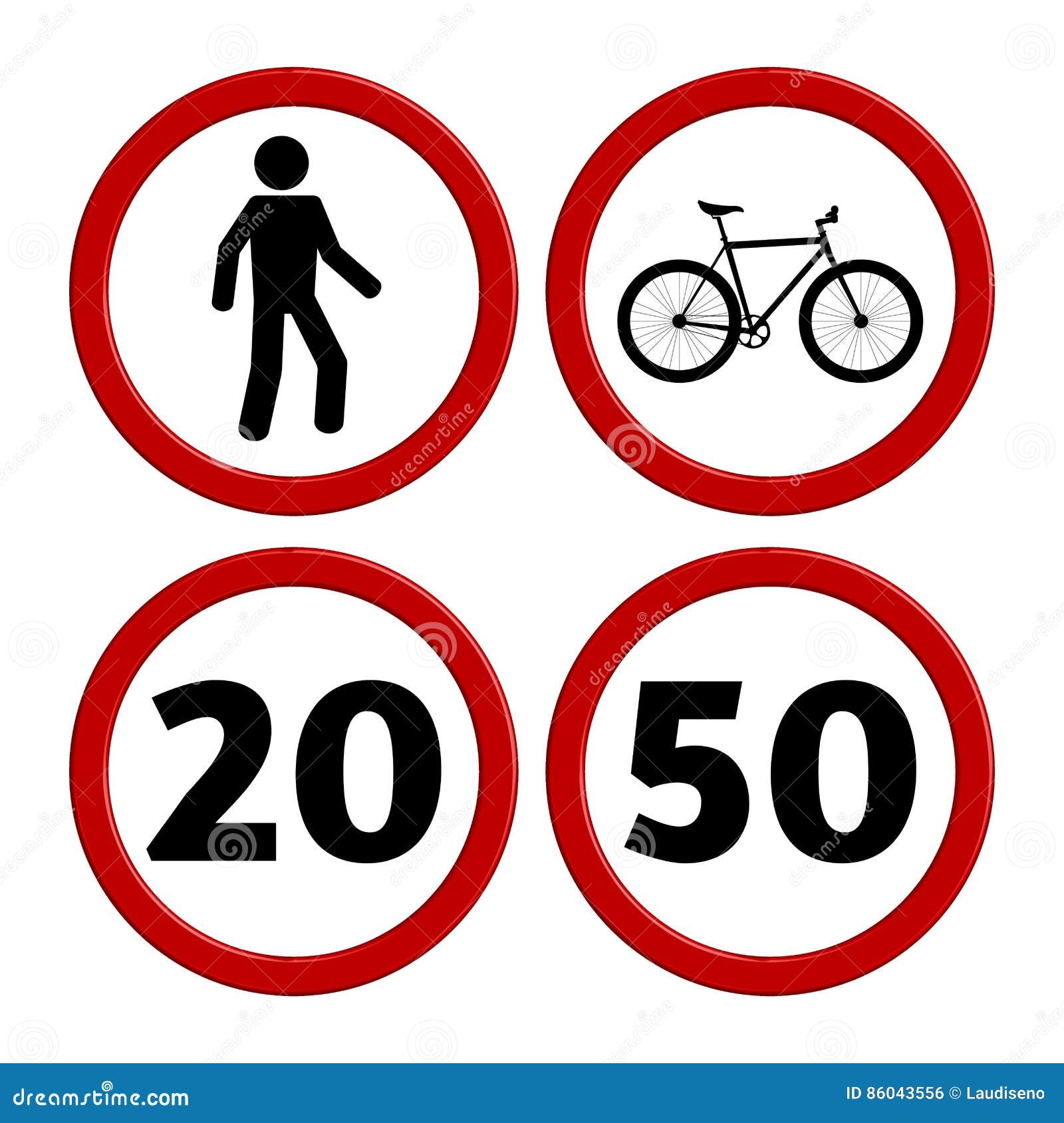 Set of transit signals stock illustration. Illustration of number ...