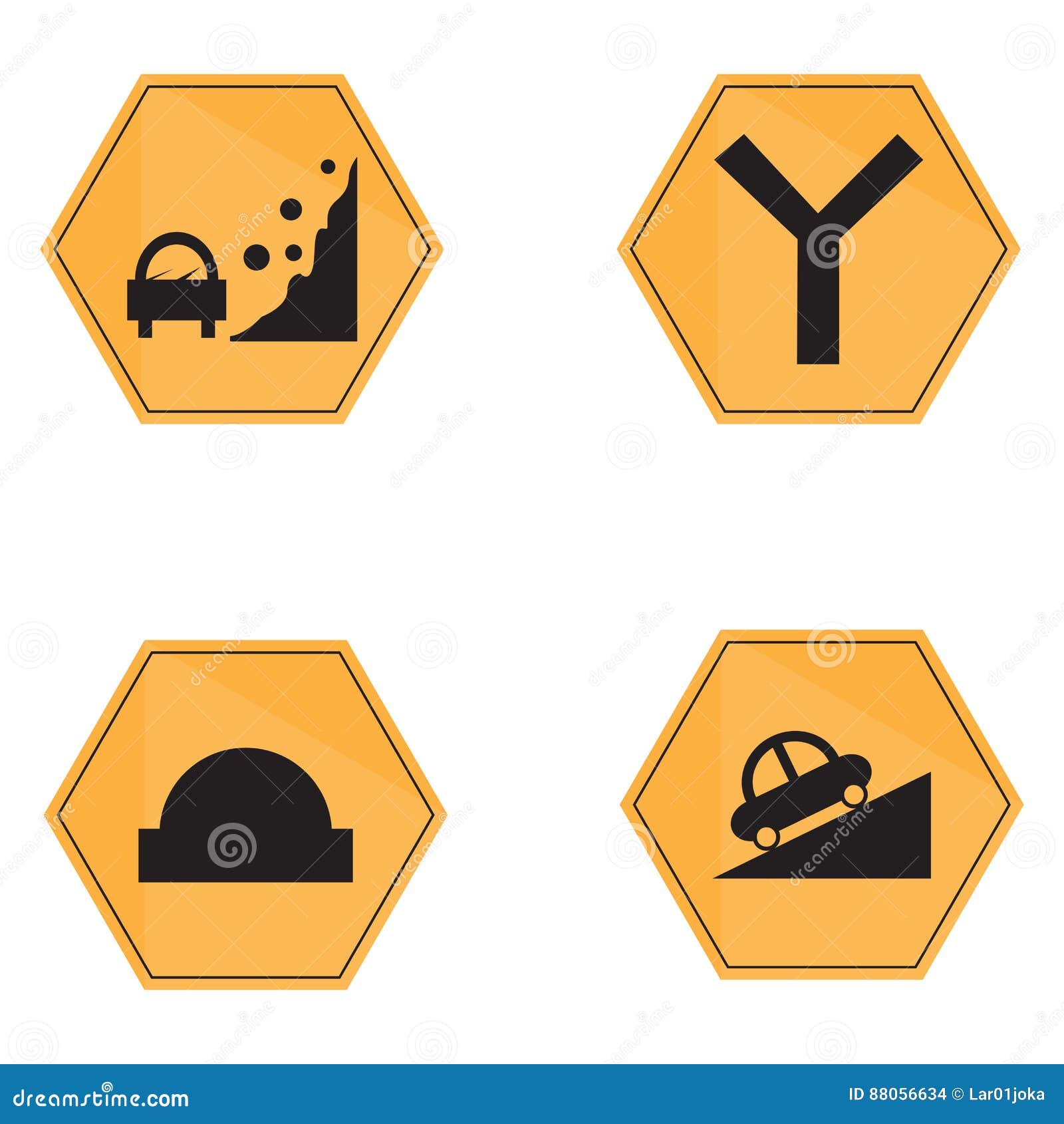 Set of transit signals stock vector. Illustration of silhouette - 88056634