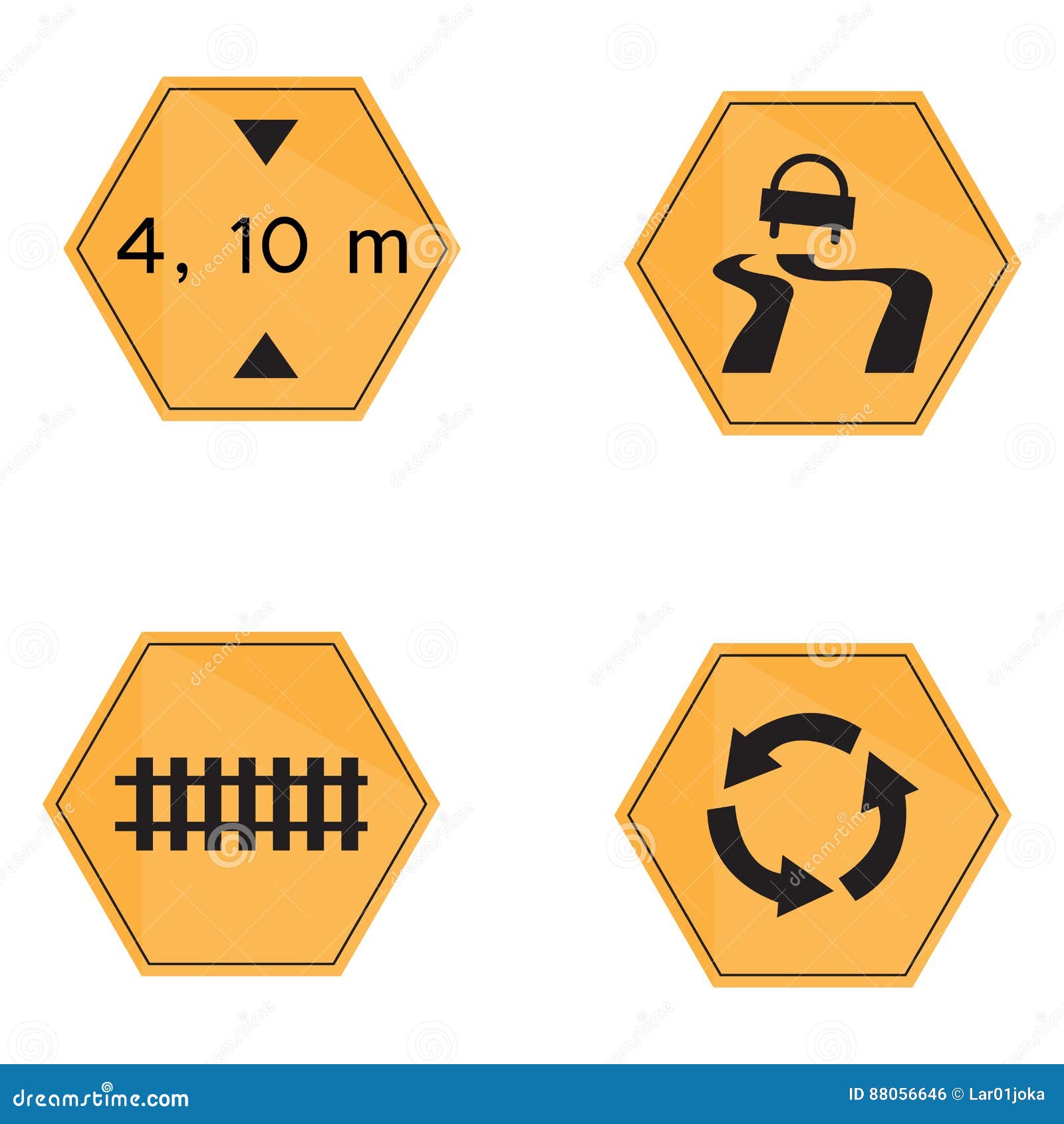 Set of transit signals stock vector. Illustration of transit - 88056646