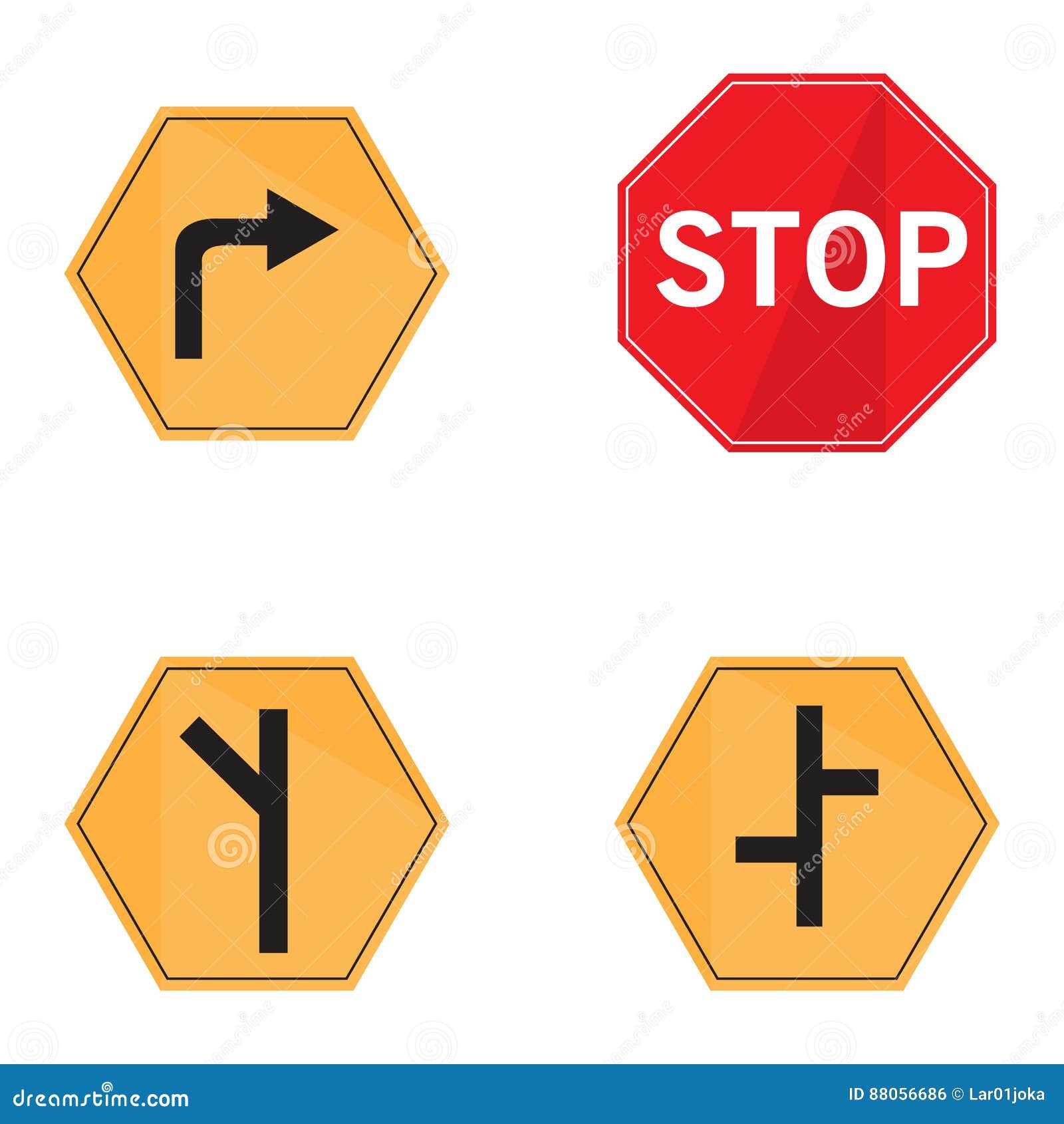 Transit Signals Vector Illustration | CartoonDealer.com #79391978