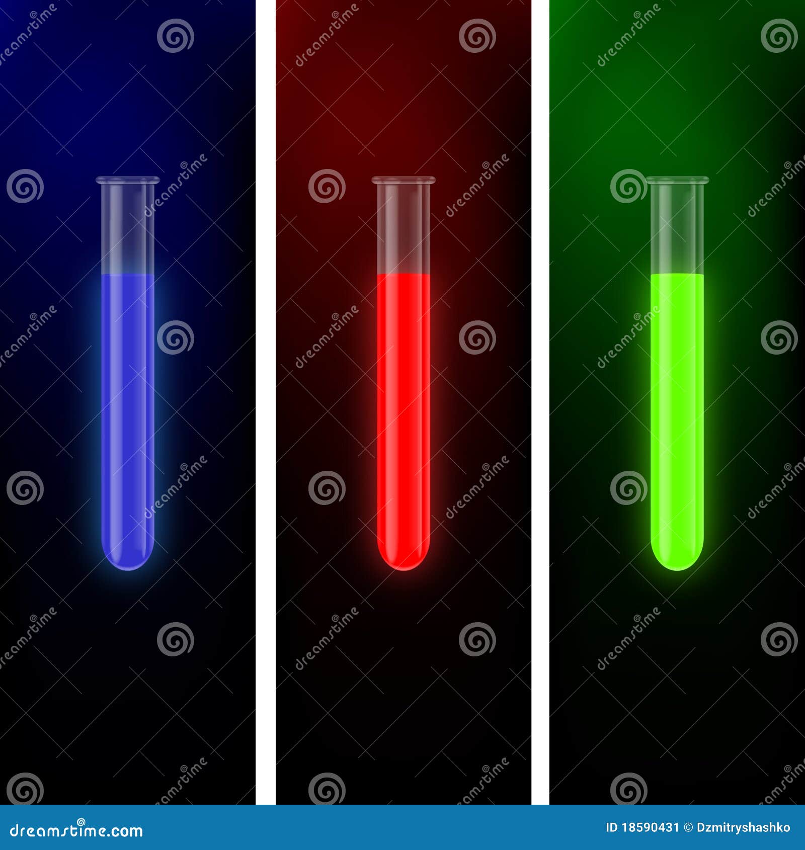 A Set of Transparent Beakers Stock Vector - Illustration of radiant ...