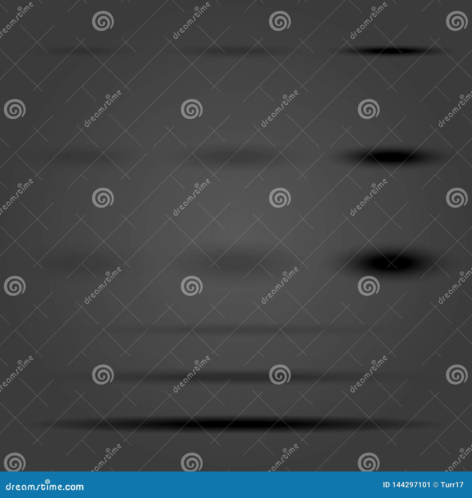 Set of Transparent Shadows stock illustration. Illustration of edge ...