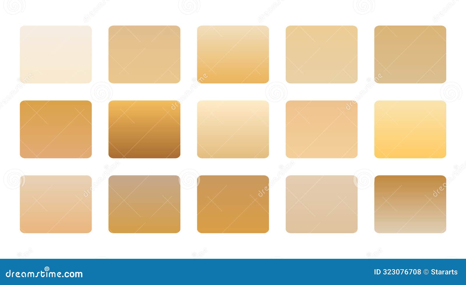 Set of Trendy Gradient Color Palette Banner for Next Project Stock ...