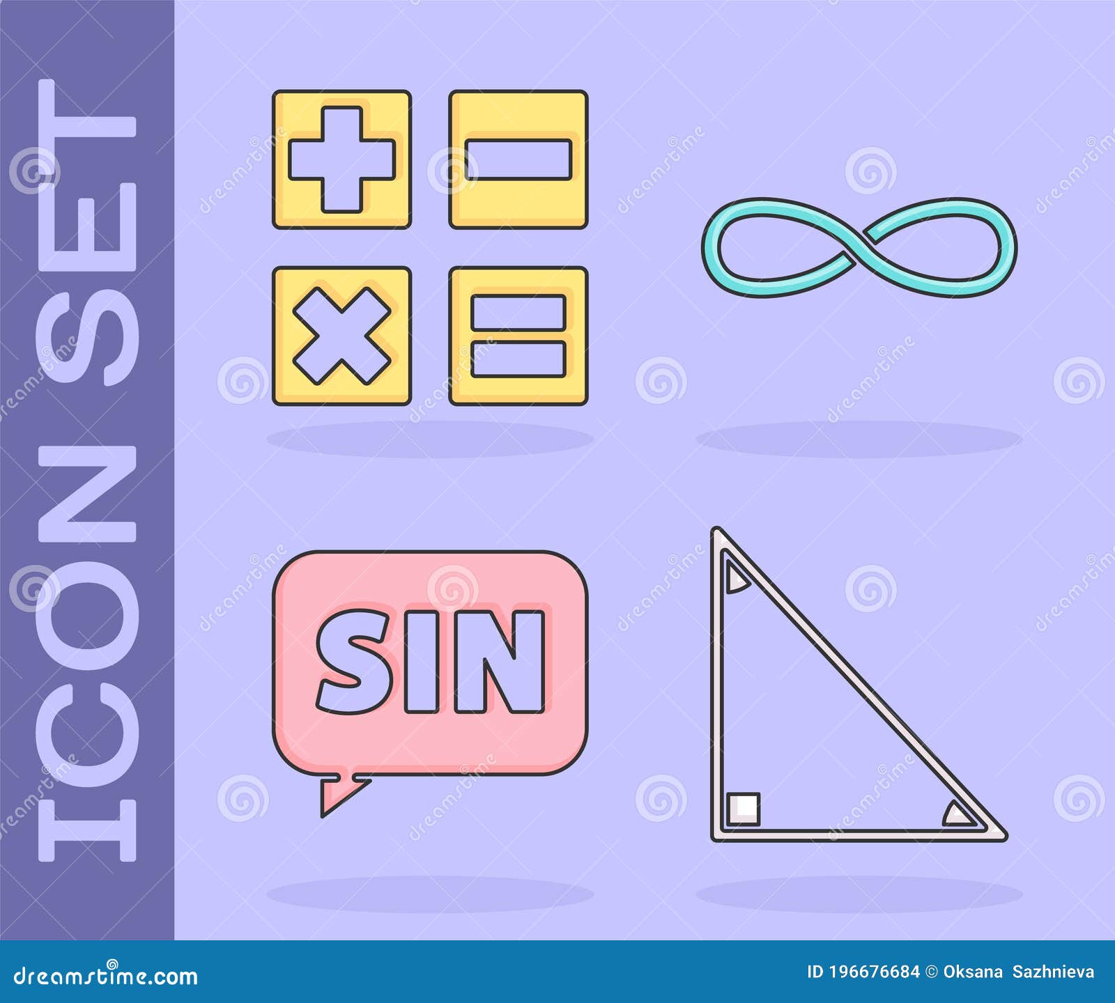 Set Triangle Math, Calculator, Mathematics Function Sine and Infinity ...