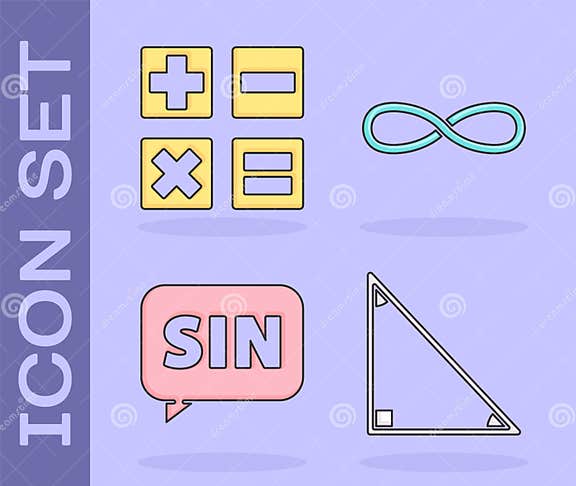 Set Triangle Math, Calculator, Mathematics Function Sine and Infinity ...