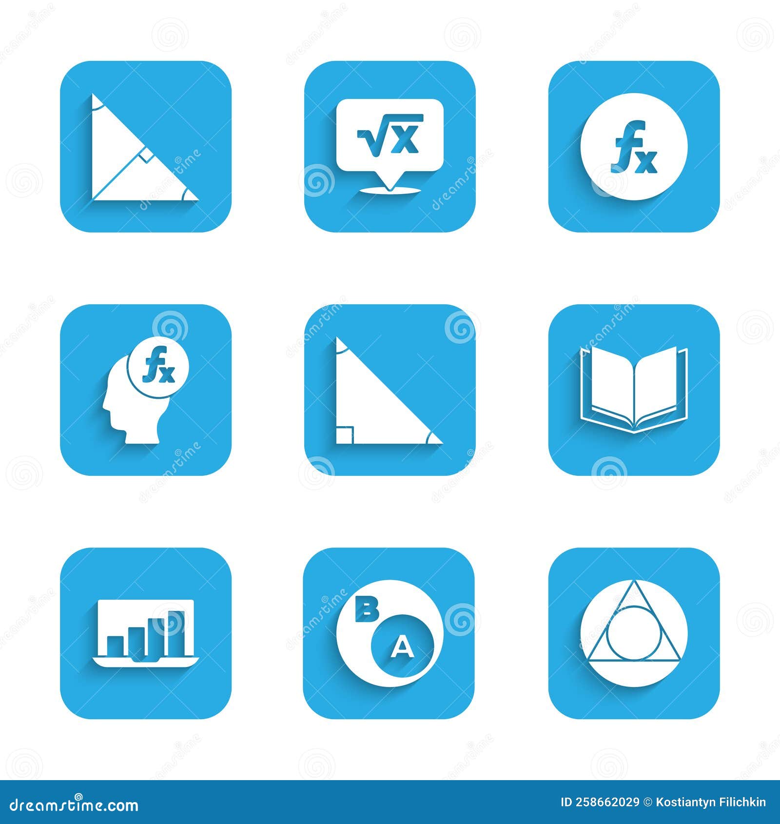 Set Triangle Math, Subsets, Math, is Subset of B, Open Book, Laptop ...