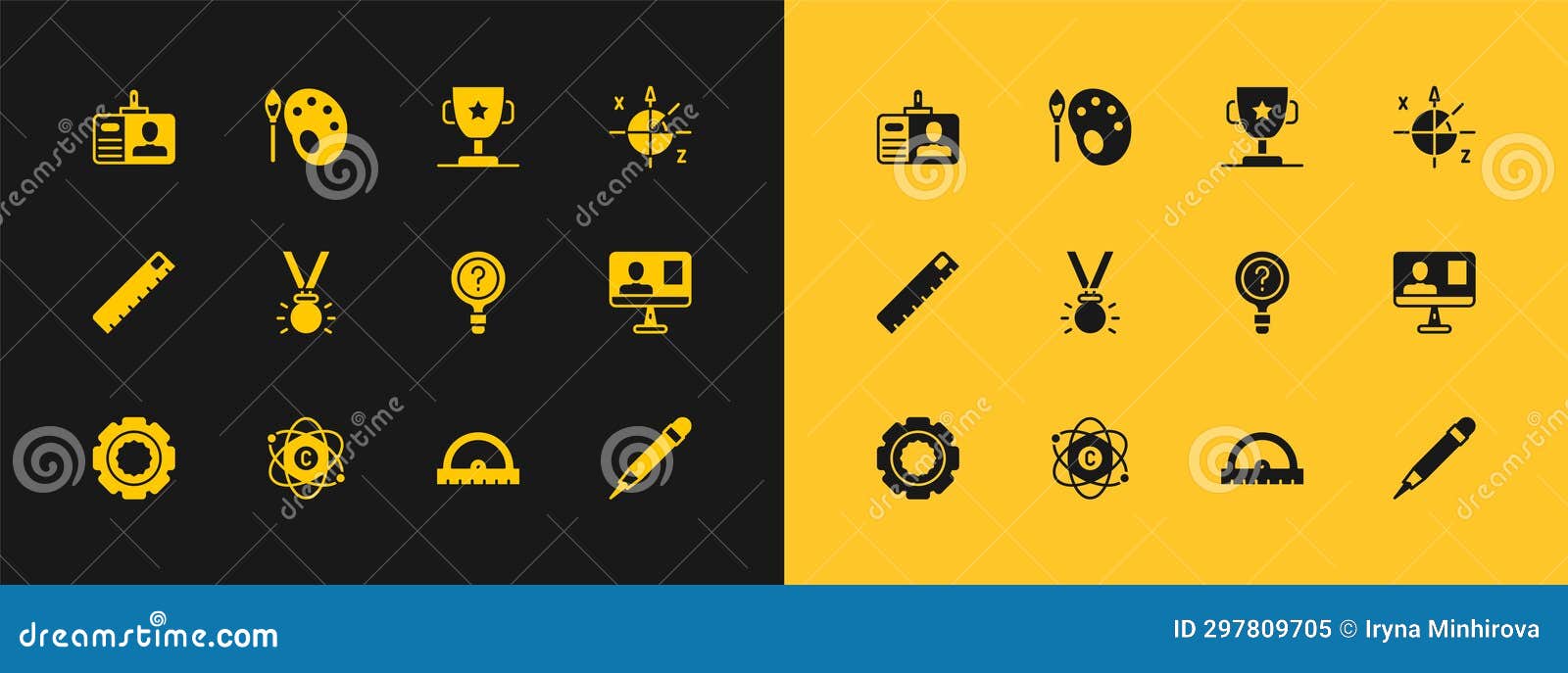Set Trigonometric Circle, Atom, Unknown Search, Protractor Grid, Medal ...