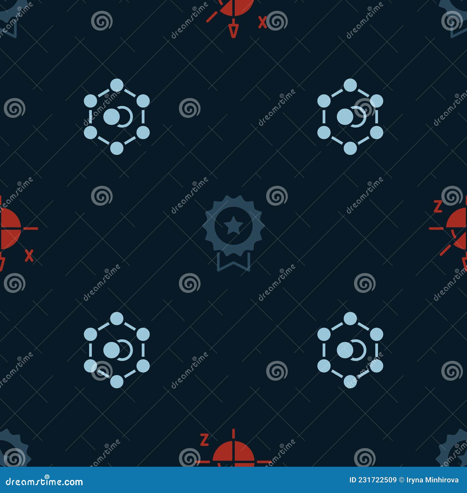 Trigonometric Circle Divided Into Four Quadrants.Versatile Trigonometry ...