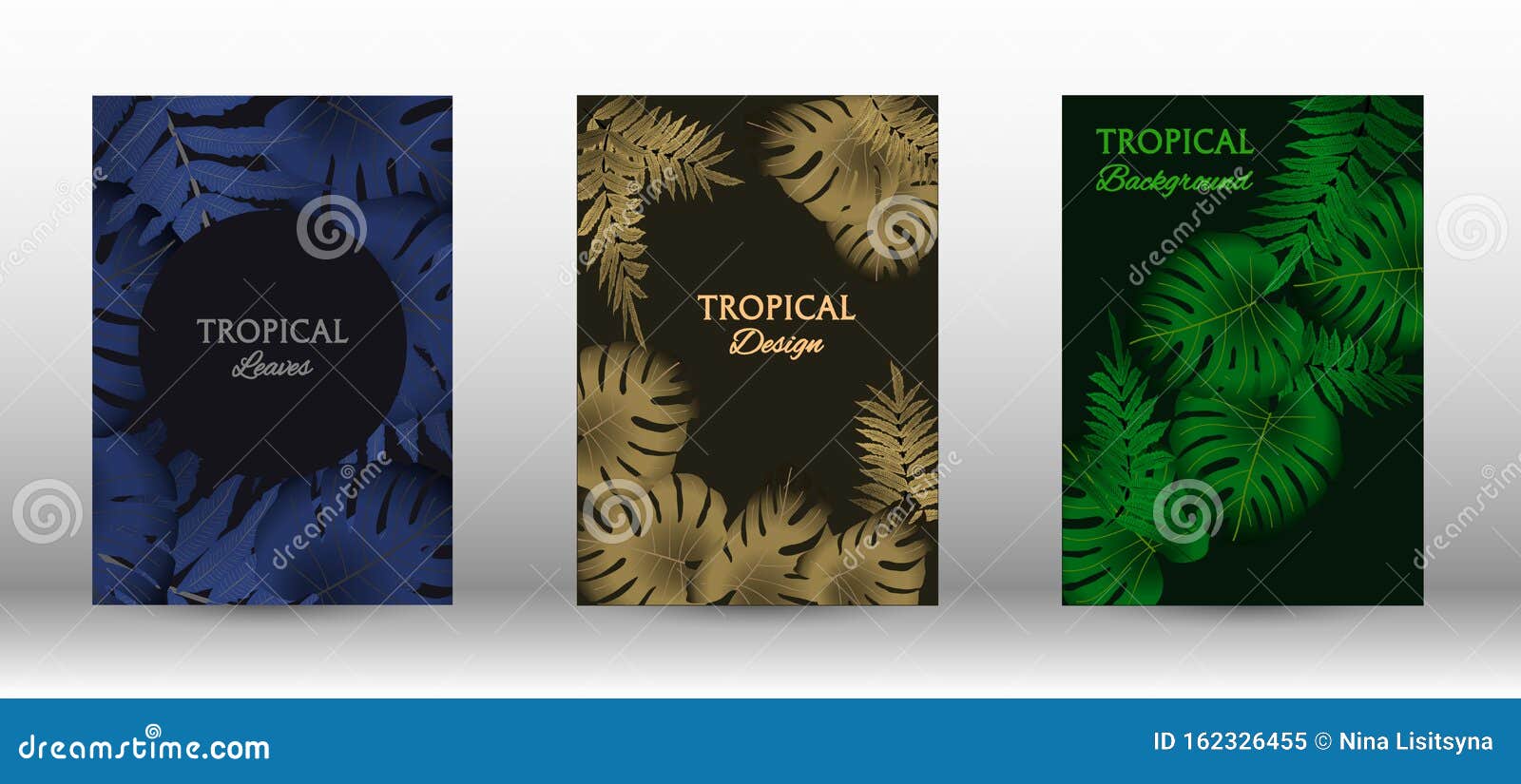 A set of tropic stock vector. Illustration of journal - 162326455