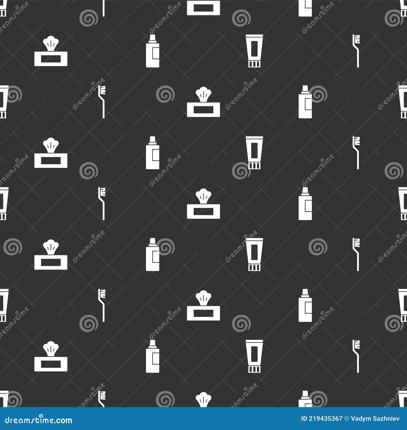 Set Tube of Toothpaste, Toothbrush, Wet Wipe Pack and Bottle for ...