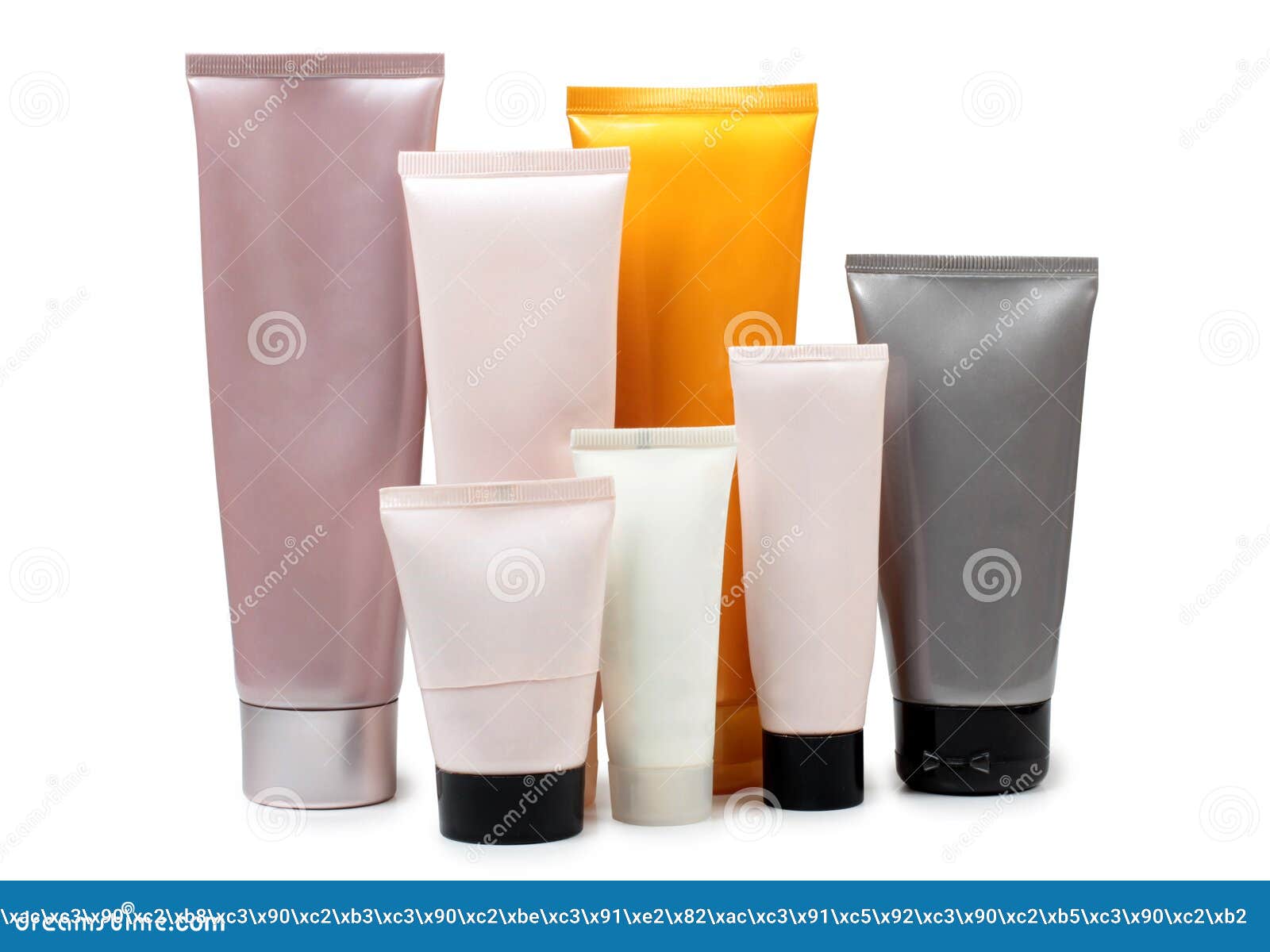 Set tubes for lotion stock photo. Image of plastic, pamper - 30635118