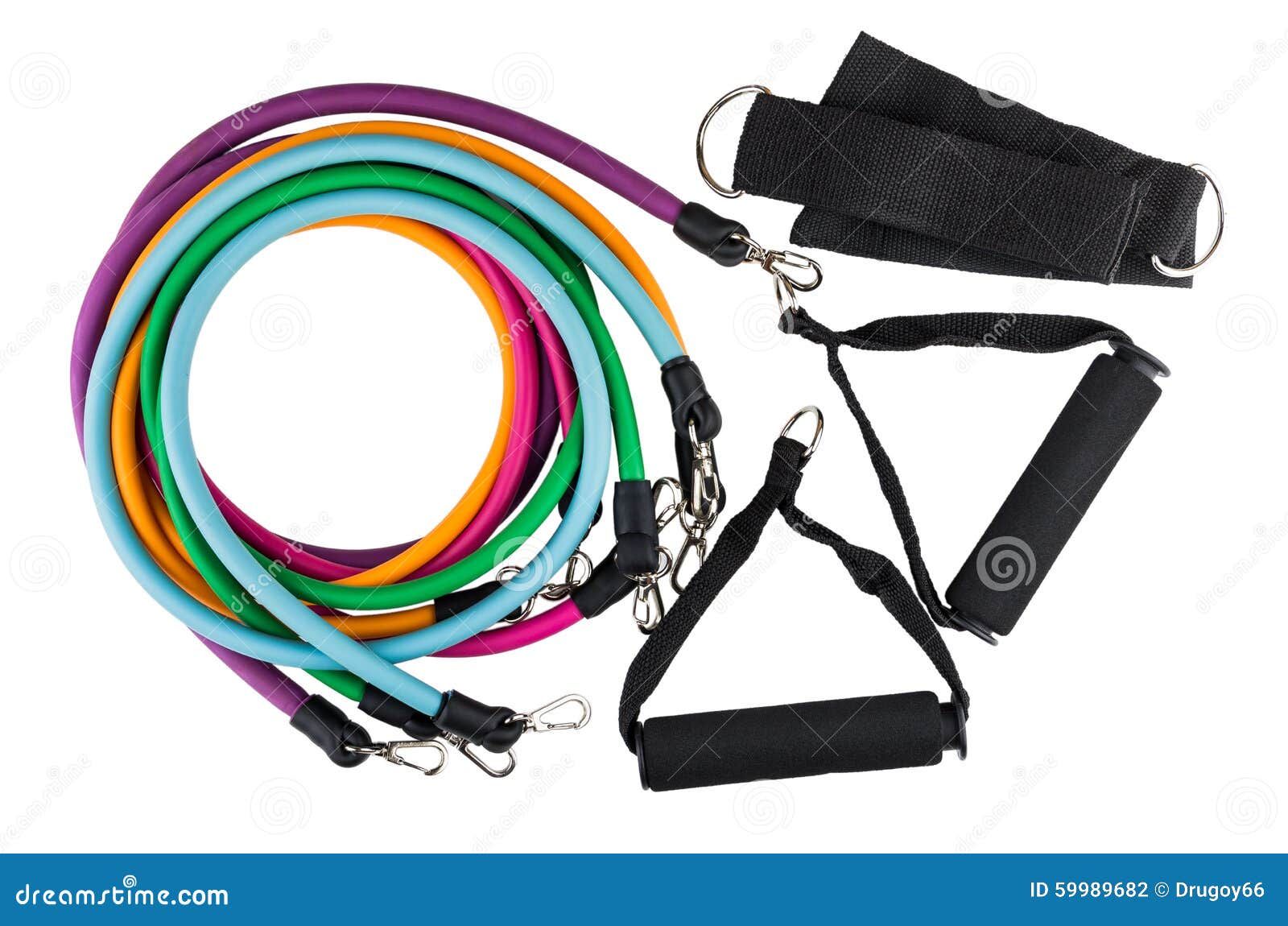 Set Tubular Rubber Expander Isolated White Stock Photos - Free ...