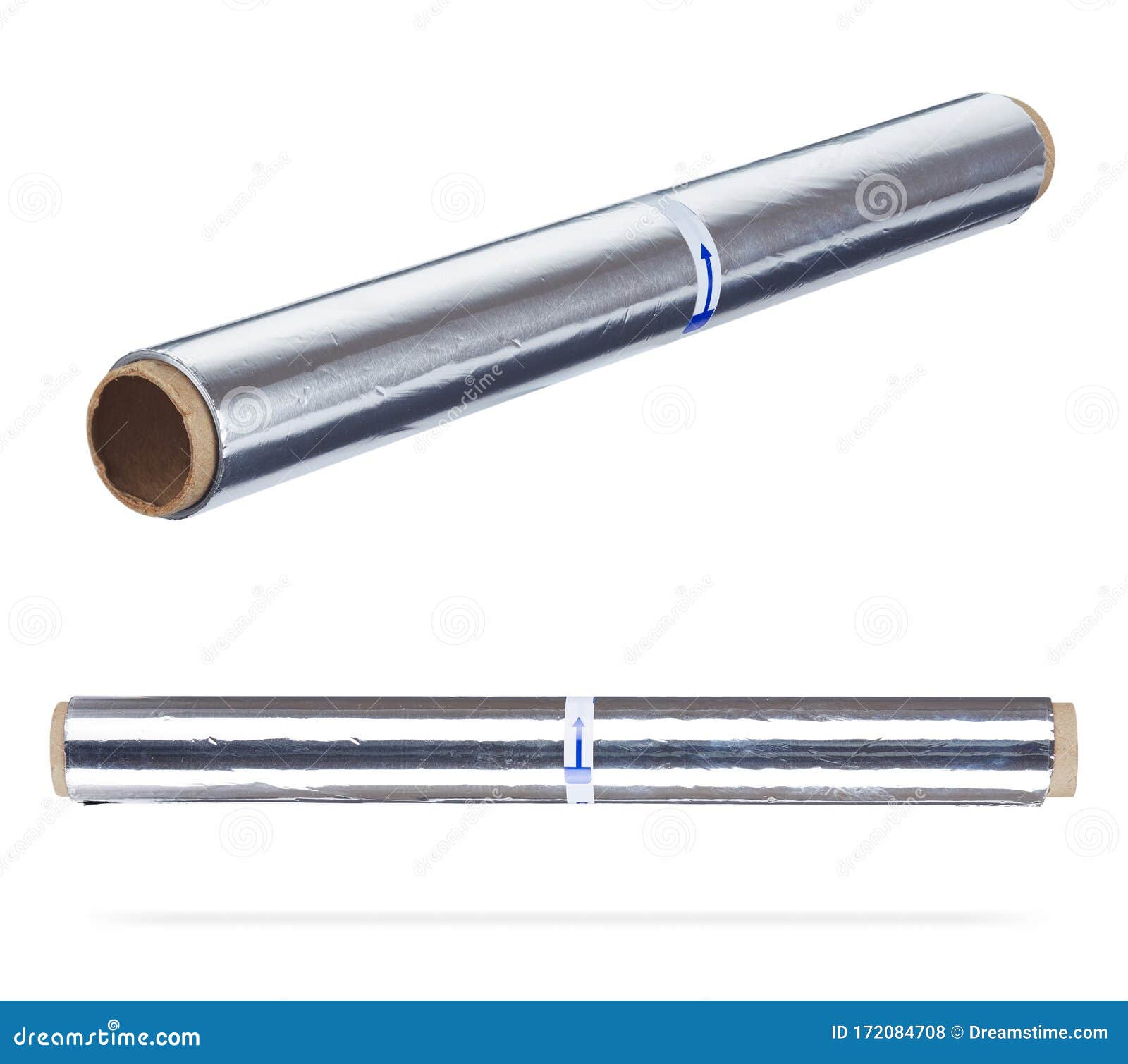 Set of Two Angles of Aluminum Foil Roll for Baking and Packaging Sealed ...