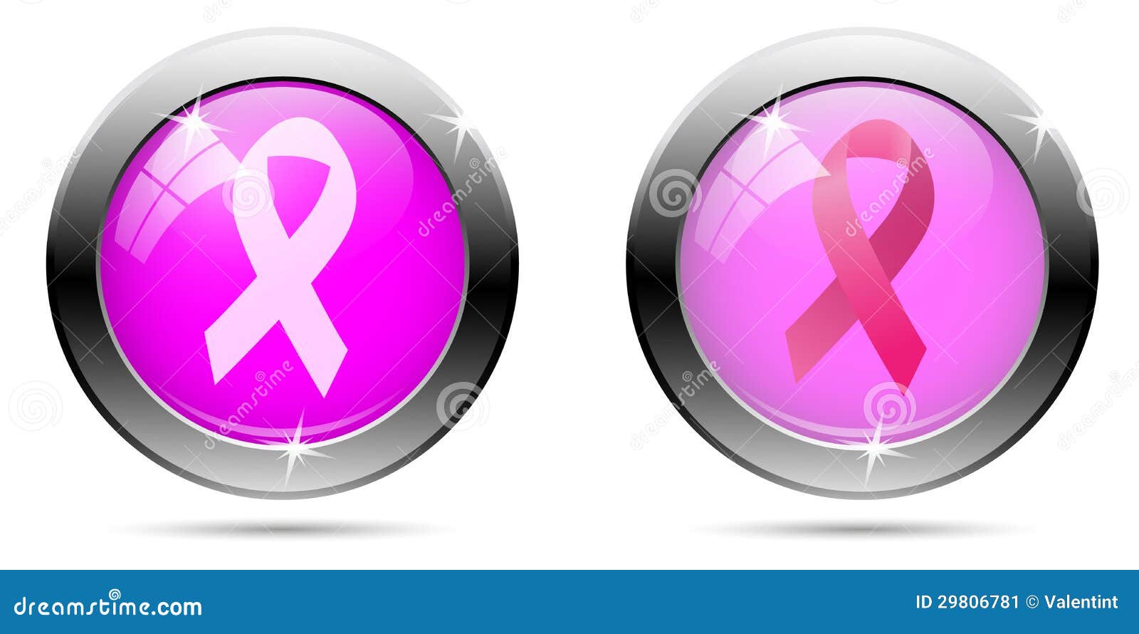 Breast cancer button stock illustration. Illustration of drawing - 29806781