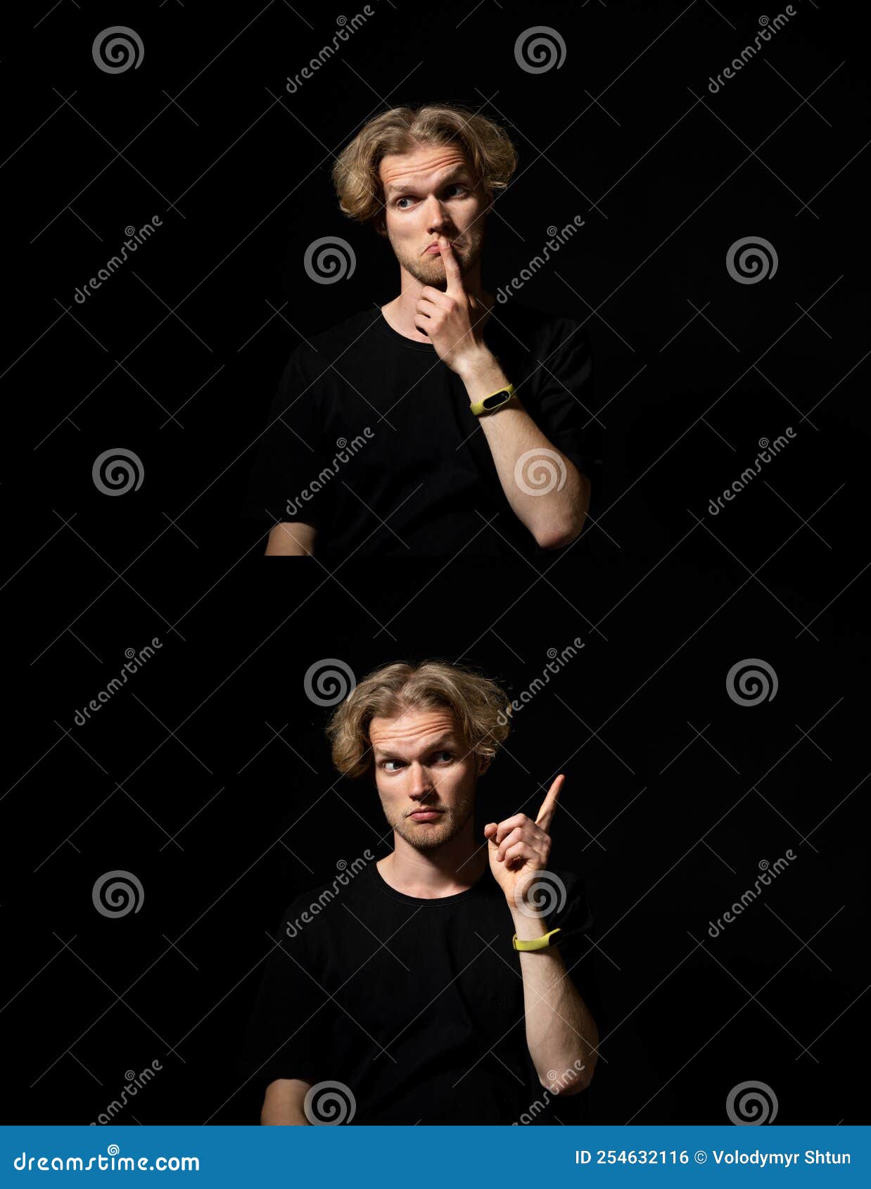 Portraits Of Thinking People Collage Royalty-Free Stock Image ...