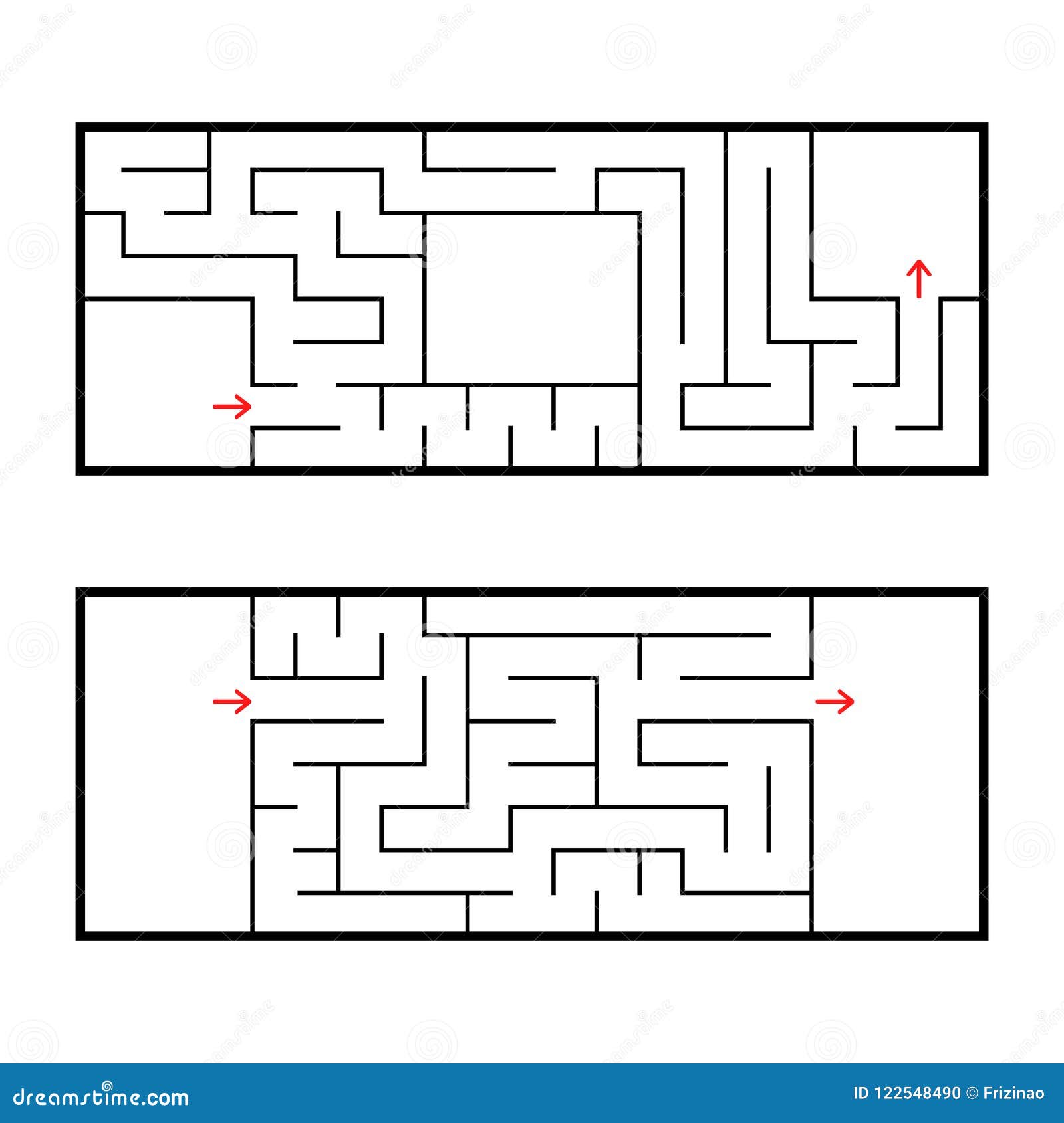 A Set of Two Rectangular Labyrinths. an Interesting and Useful Game for ...