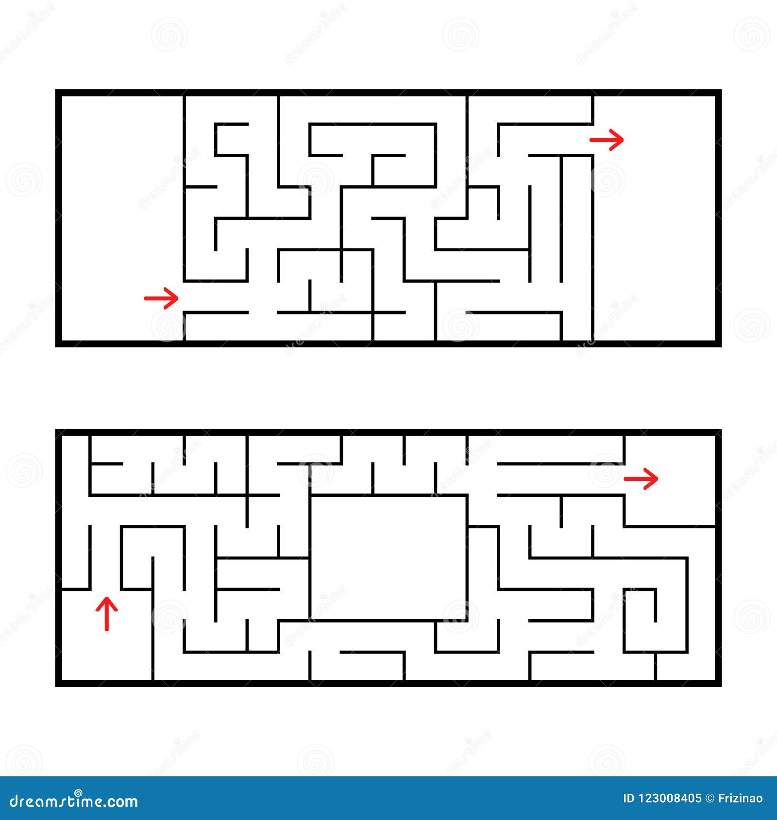 A Set of Two Rectangular Labyrinths. an Interesting and Useful Game for ...