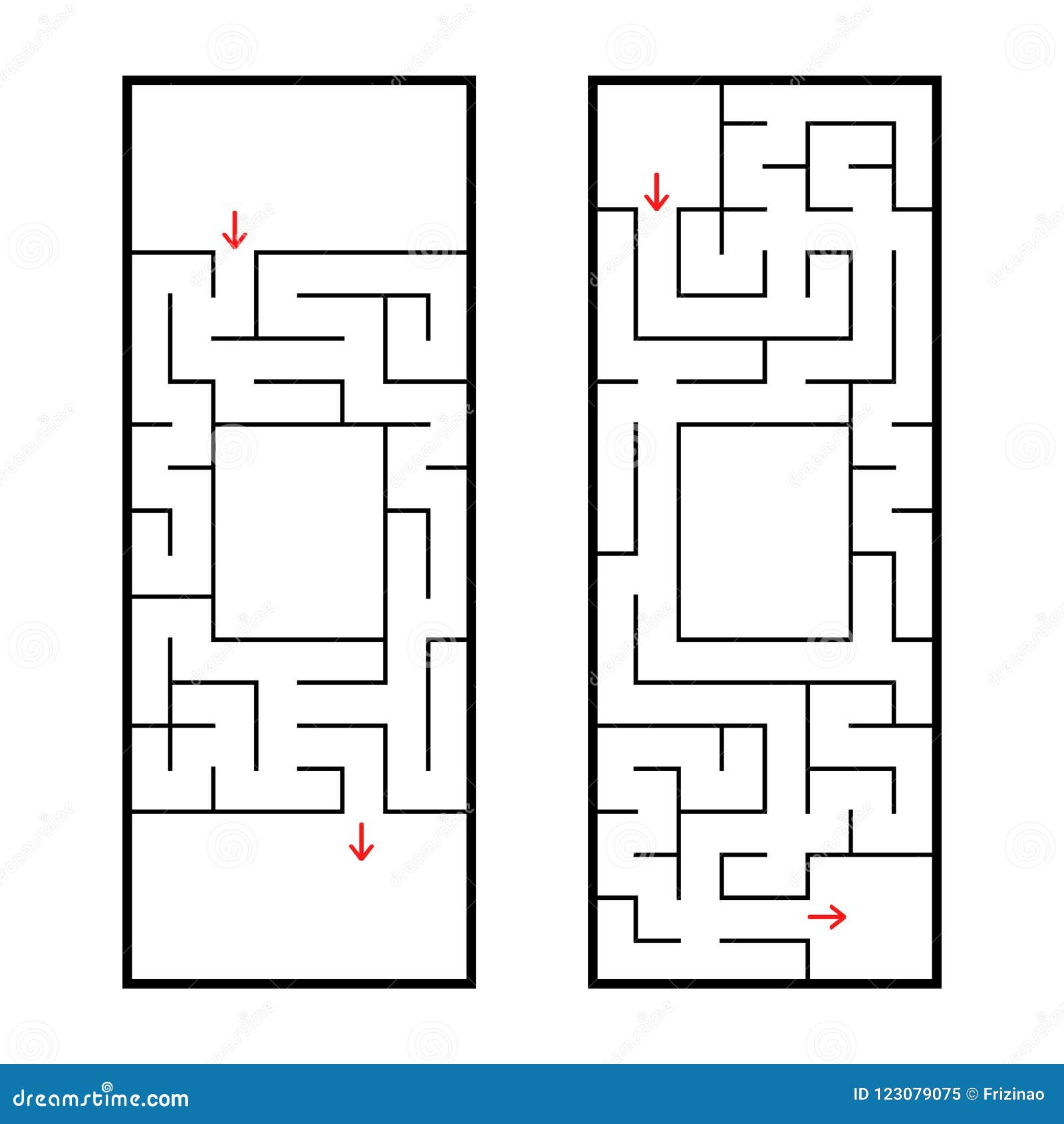 A Set of Two Rectangular Labyrinths. an Interesting and Useful Game for ...
