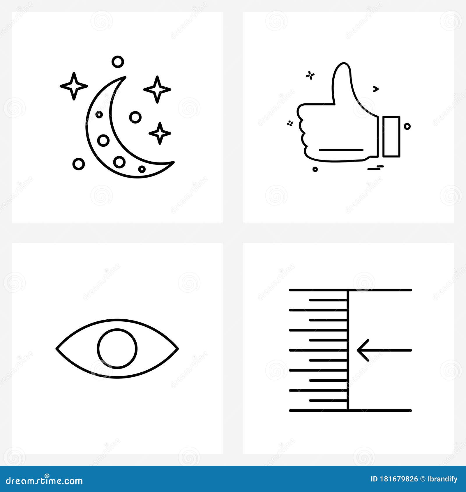 Indent Vector Icon On White Background Flat Vector Indent Icon Symbol