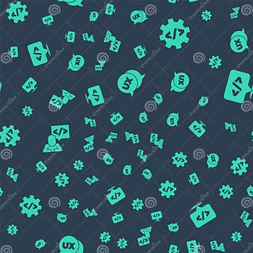 Set UI or UX Design, Front End Development, and on Seamless Pattern ...