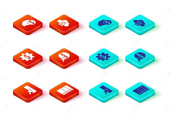 Set UI or UX Design, Sketchbook Album, Front End Development, Cloud Computing Lock and Icon ...