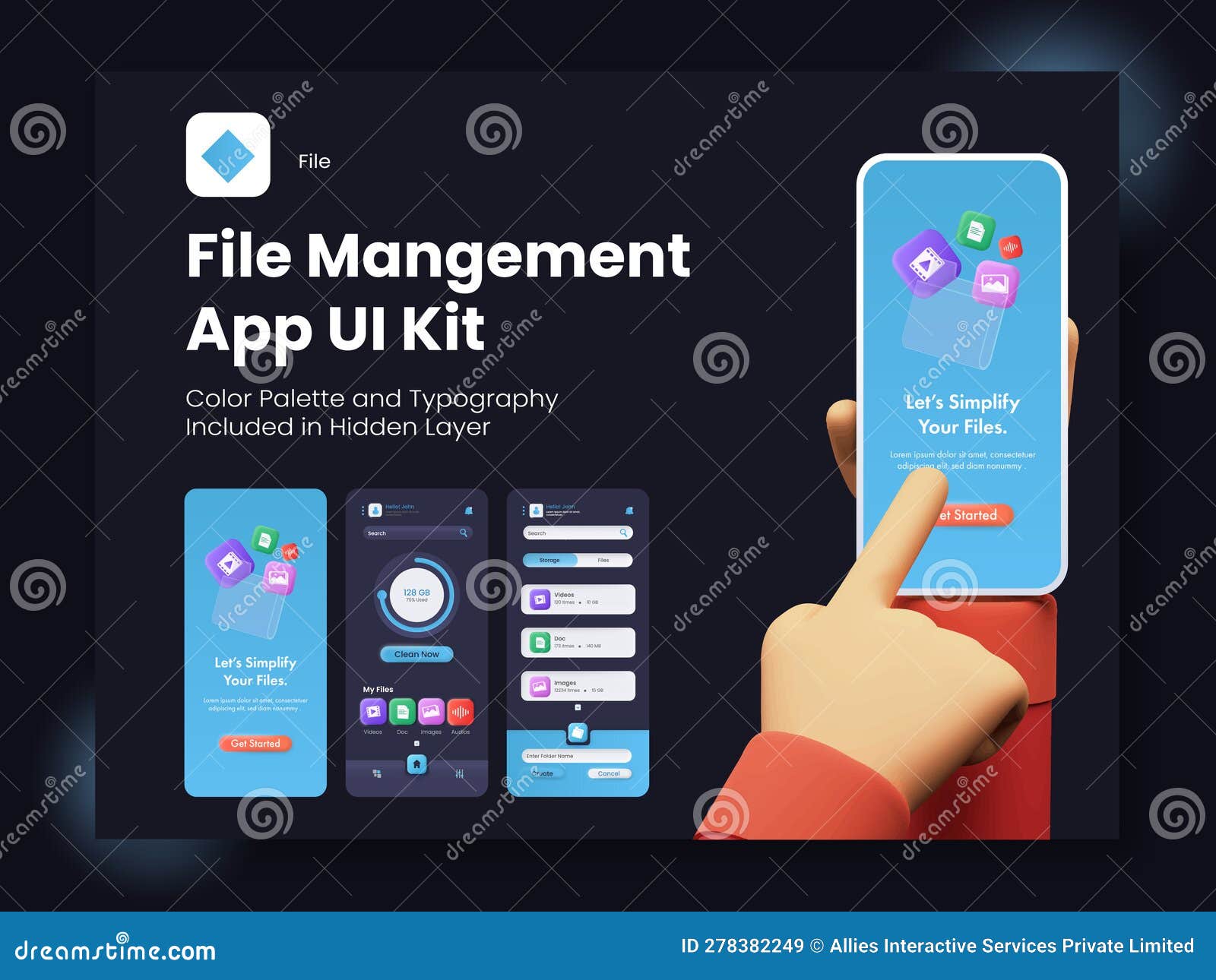 Set of UI, UX, GUI Screens Table Booking App Including As Sign in, Sign ...